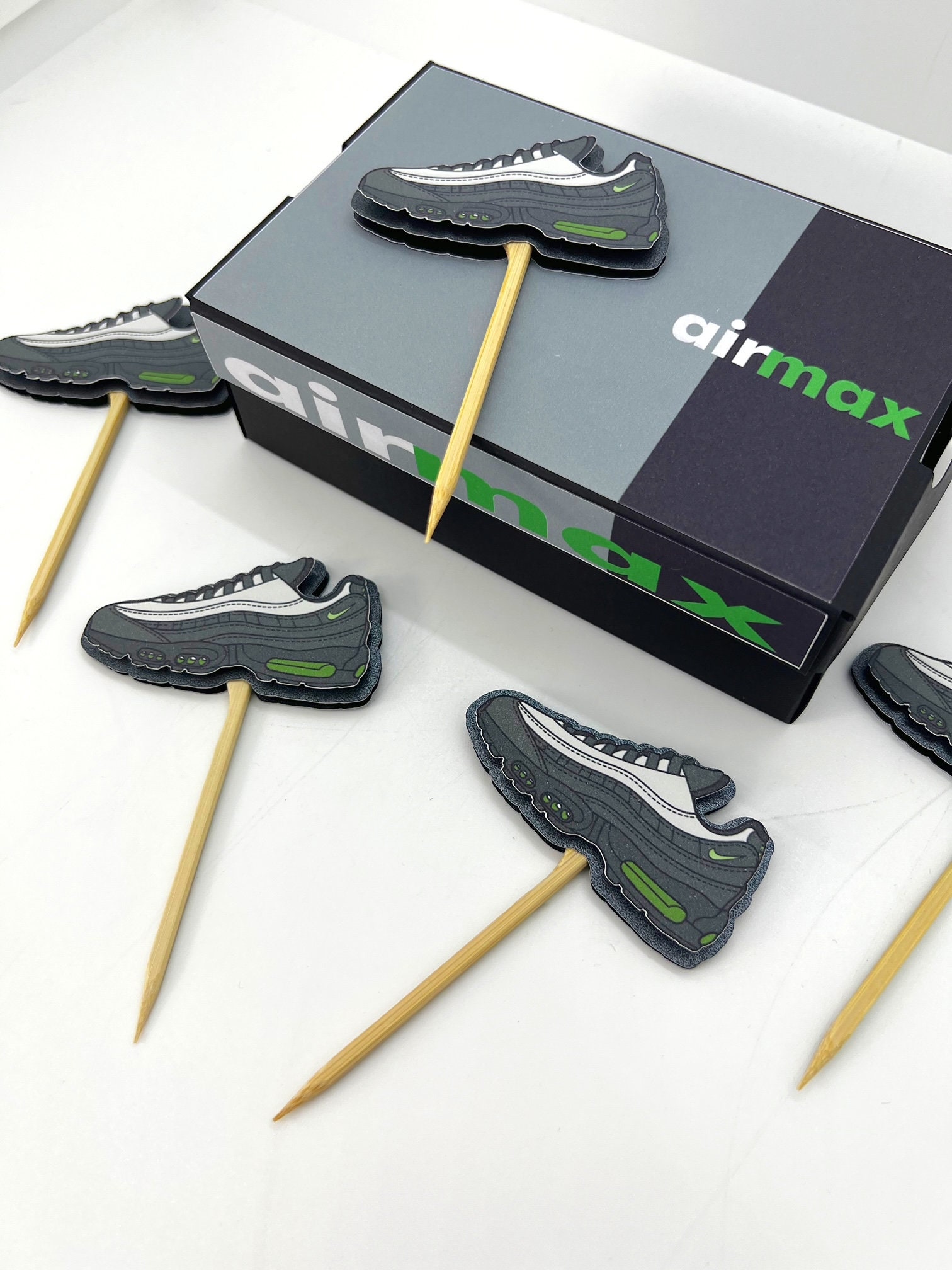 Shoe Cake Topper Shoe Cupcake Topper Sneaker Cupcake Topper - Etsy