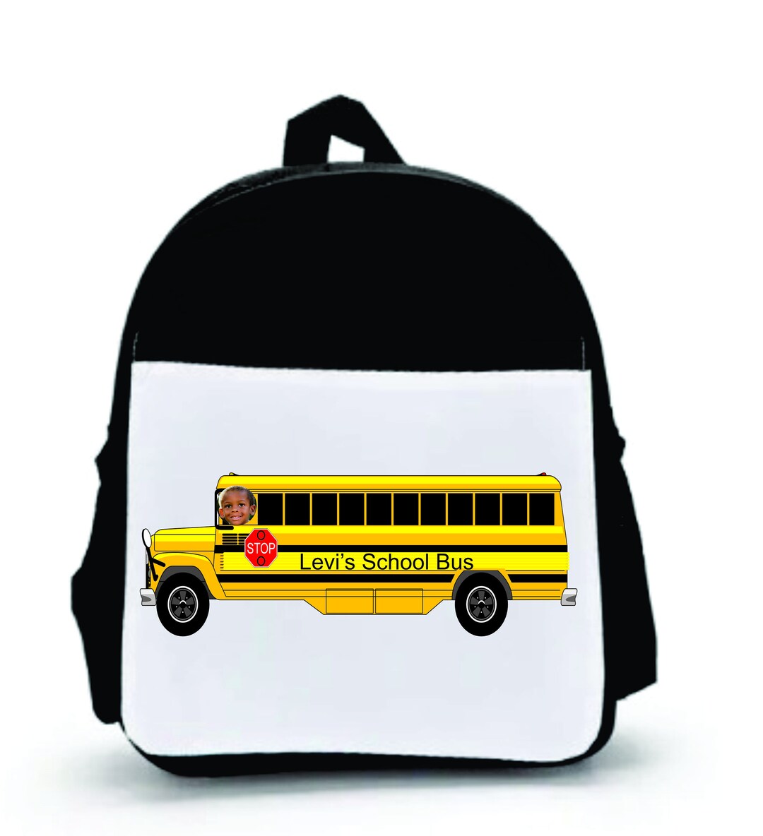 Custom Personalized Toddler/pre-school Bus Backpack - Back to School ...