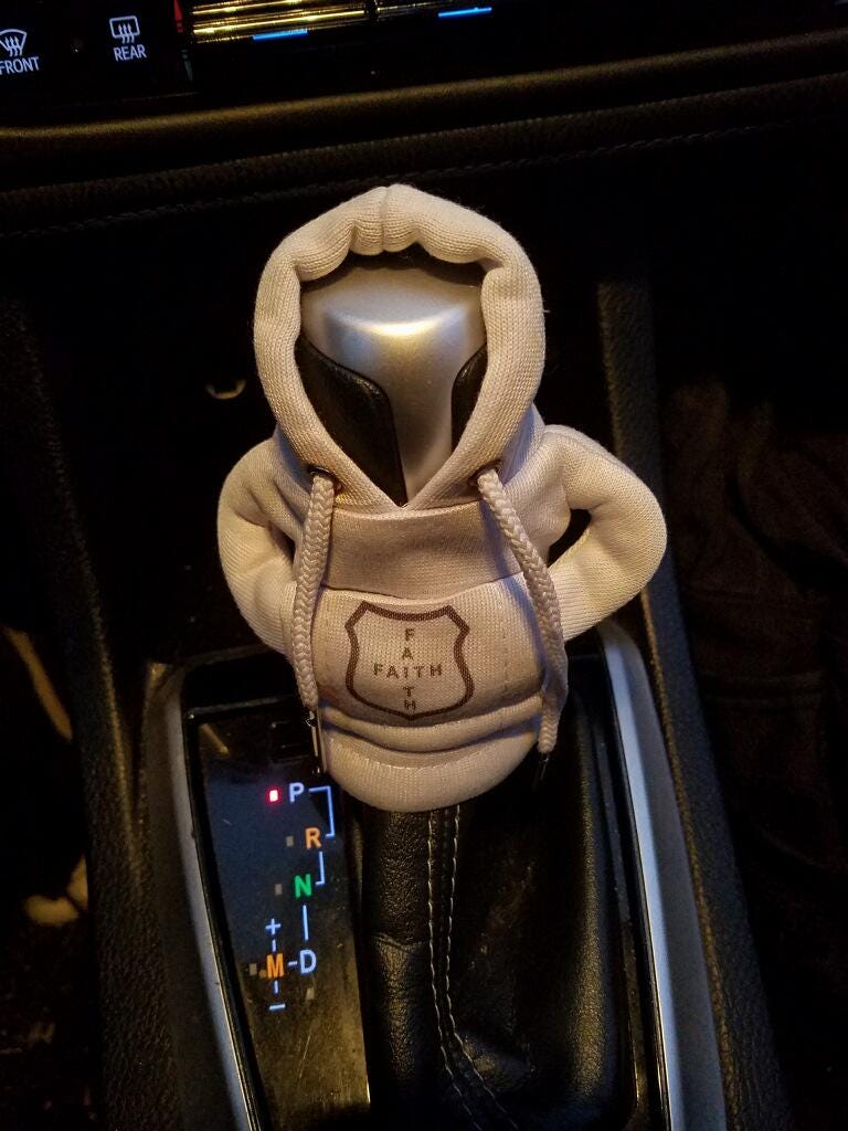Car Gear Shift Hoodie - Shield of Faith - Etsy