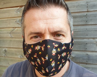 Men Face Protective Fabric Mask for Multiple Use / Washable | Etsy