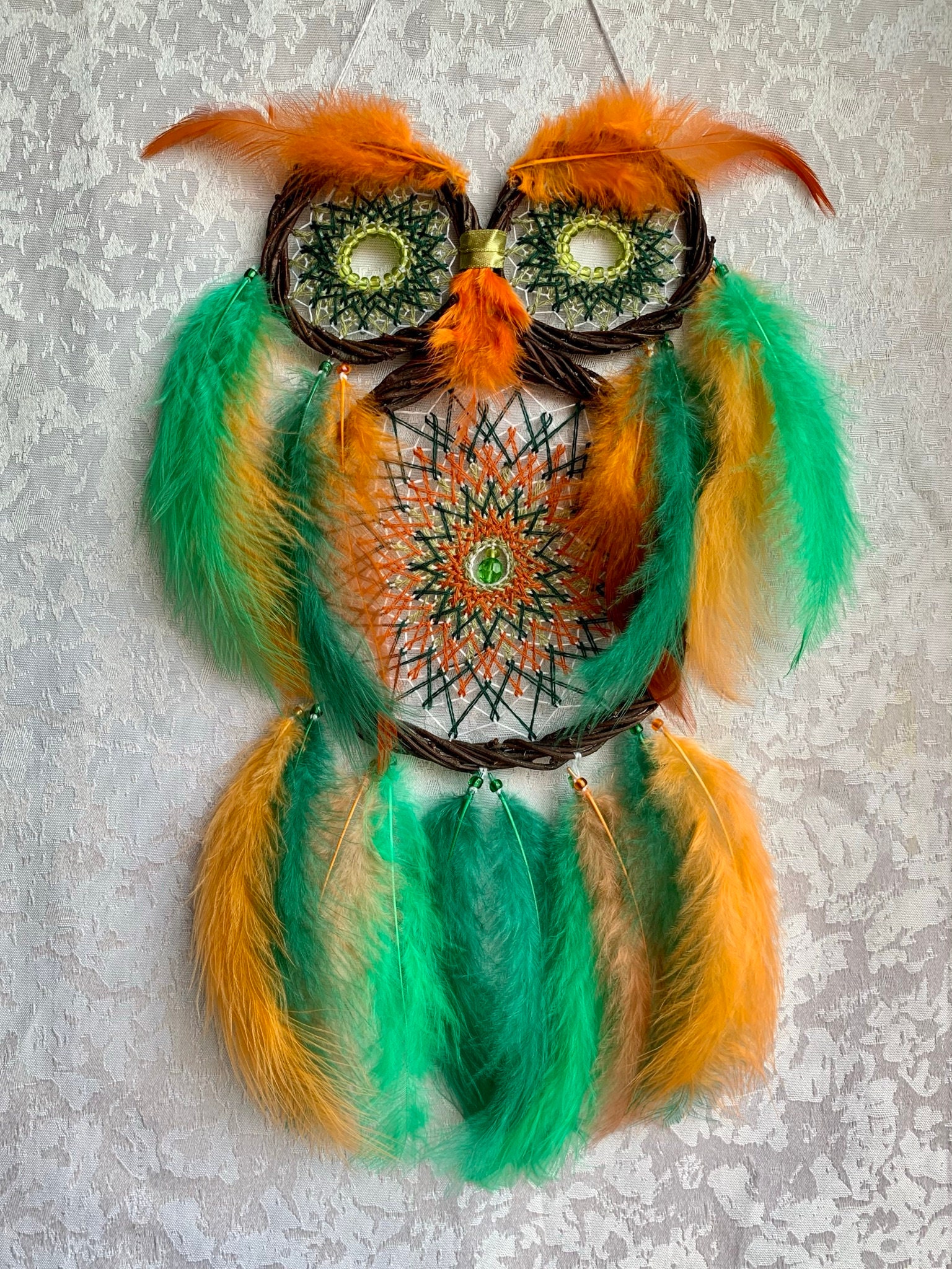 Colorful Handmade Owl Dreamcatcher Owlcatcher Dream Catchers | Etsy