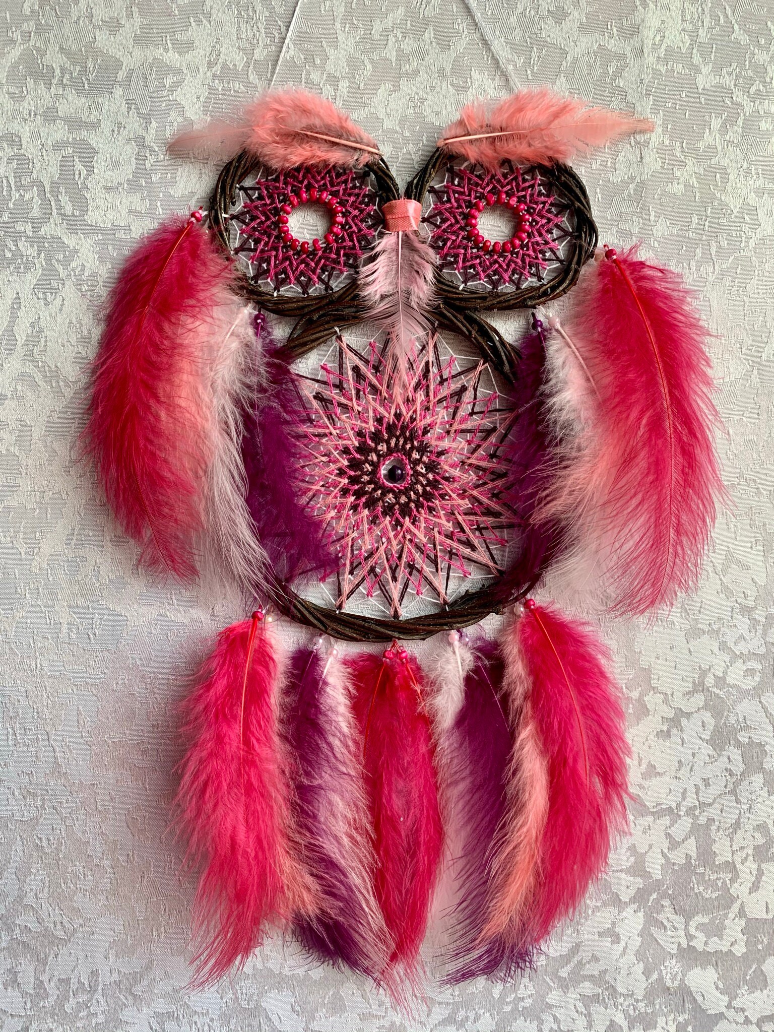 Colorful Handmade Owl Dreamcatcher Owlcatcher Dream Catchers | Etsy