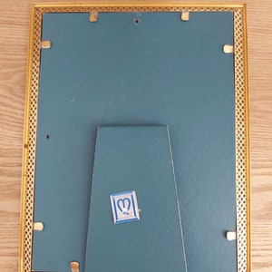 Vintage Scandinavian Large Metal Photo Frame, Retiqulated Metal Photo ...