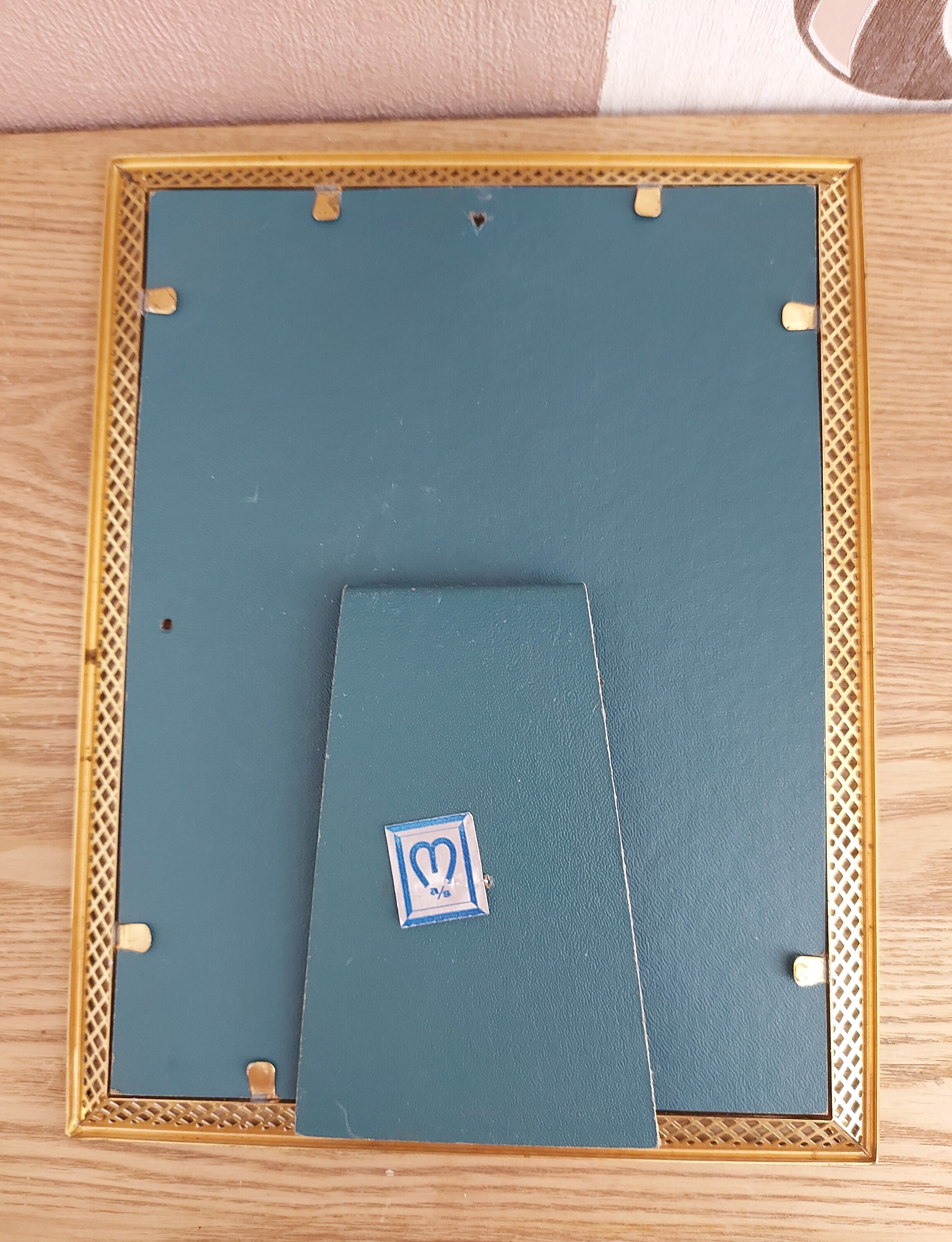 Vintage Scandinavian Large Metal Photo Frame Retiqulated - Etsy