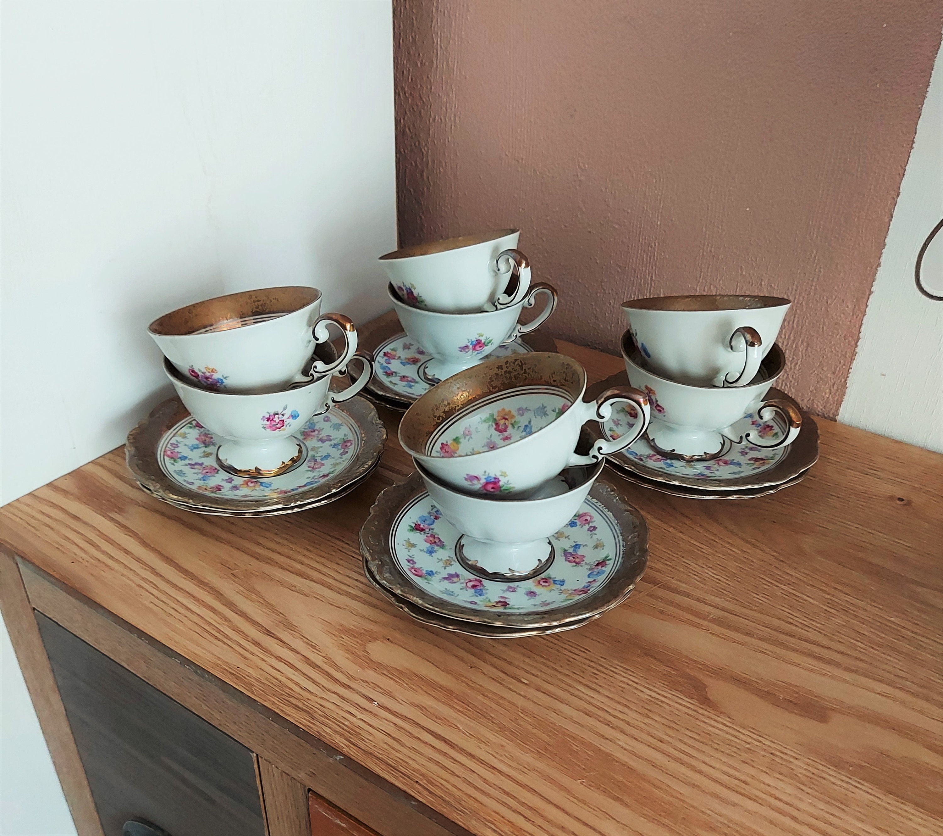 Kitchen & Dining Drink & Barware Tea Cups & Sets 1940s Vintage ...
