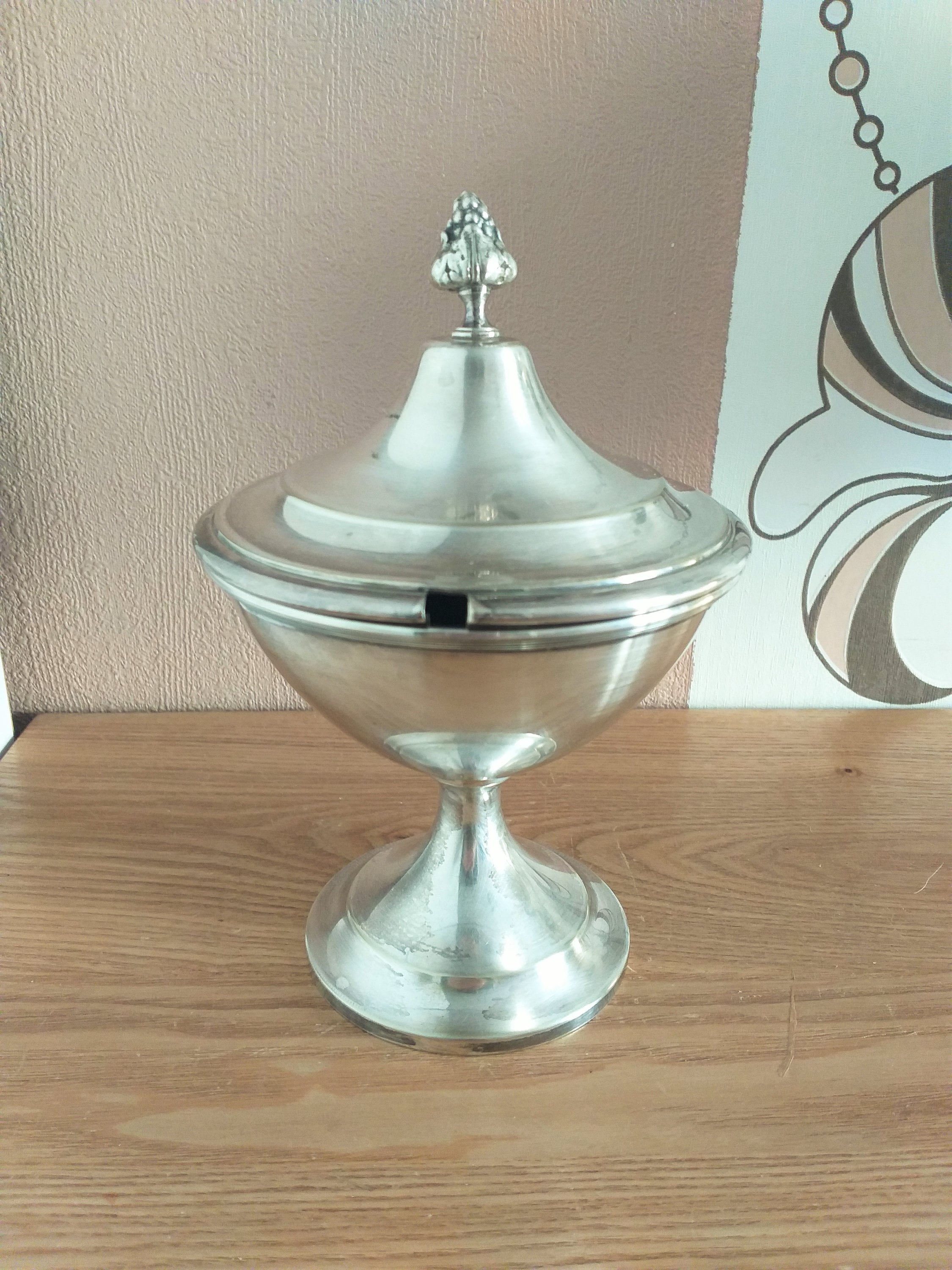Vintage Silver Plate Sugar Pot With G.A.B NS ALP Mark - Etsy