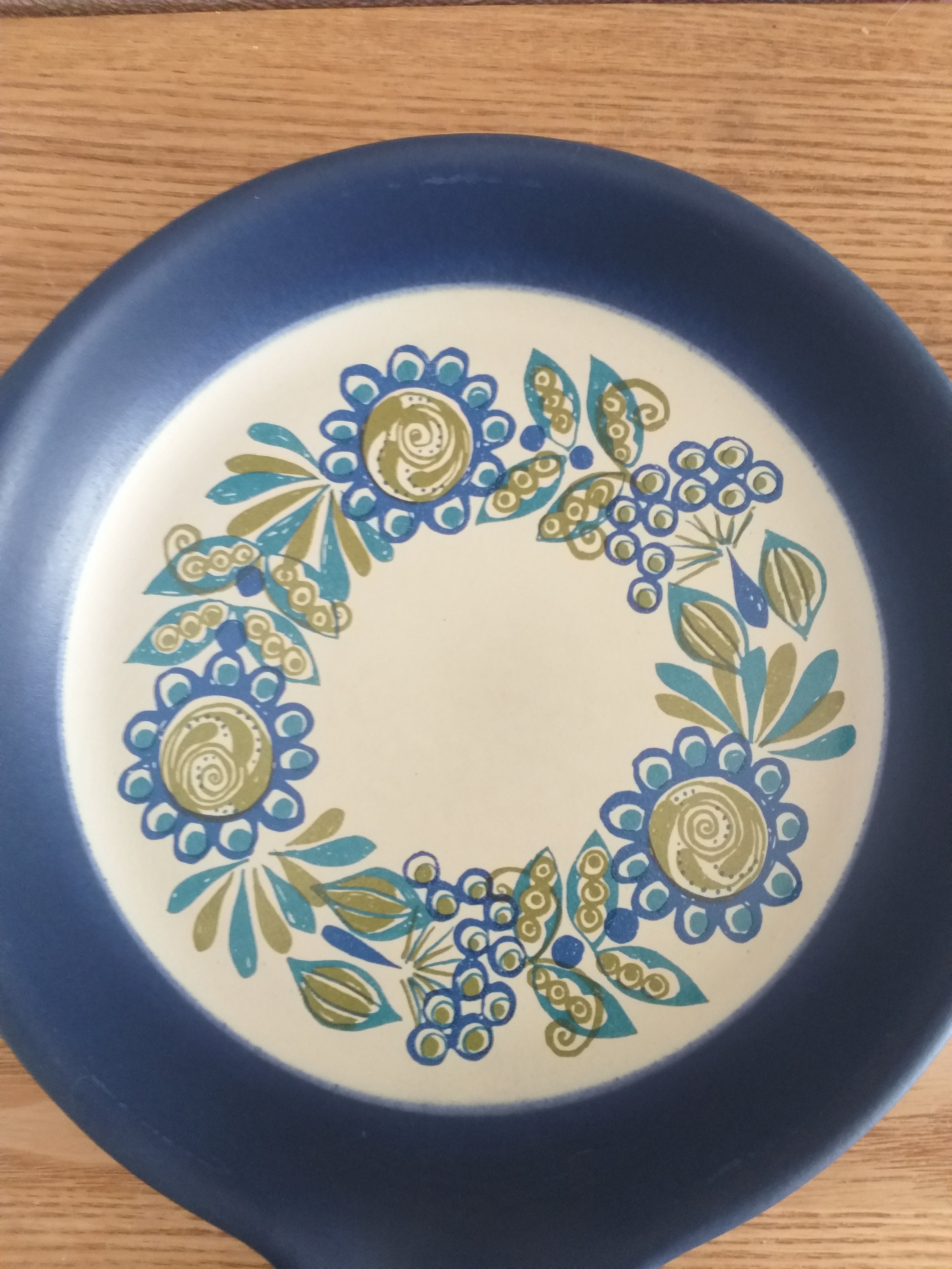 Vintage FIGGJO FLAMEWARE Ceramic Vulcanus Skillet Pan SET 2 - Etsy