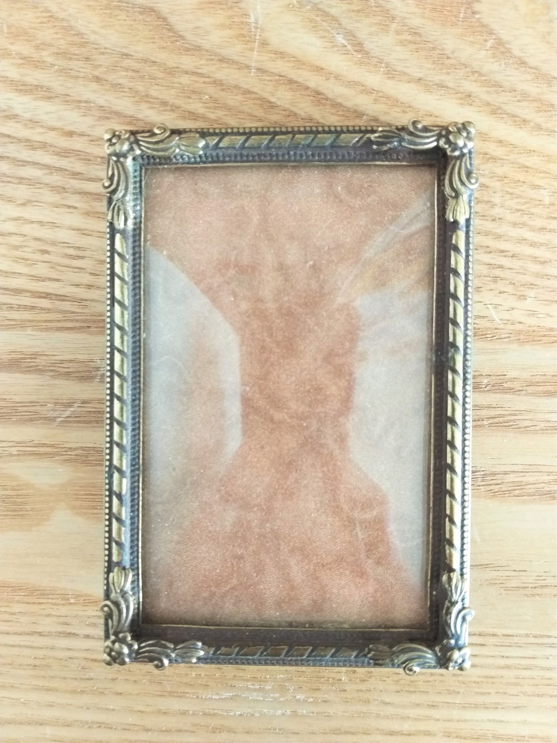 Vintage Scandinavian Small Photo Frames With Glass SET 3 | Etsy