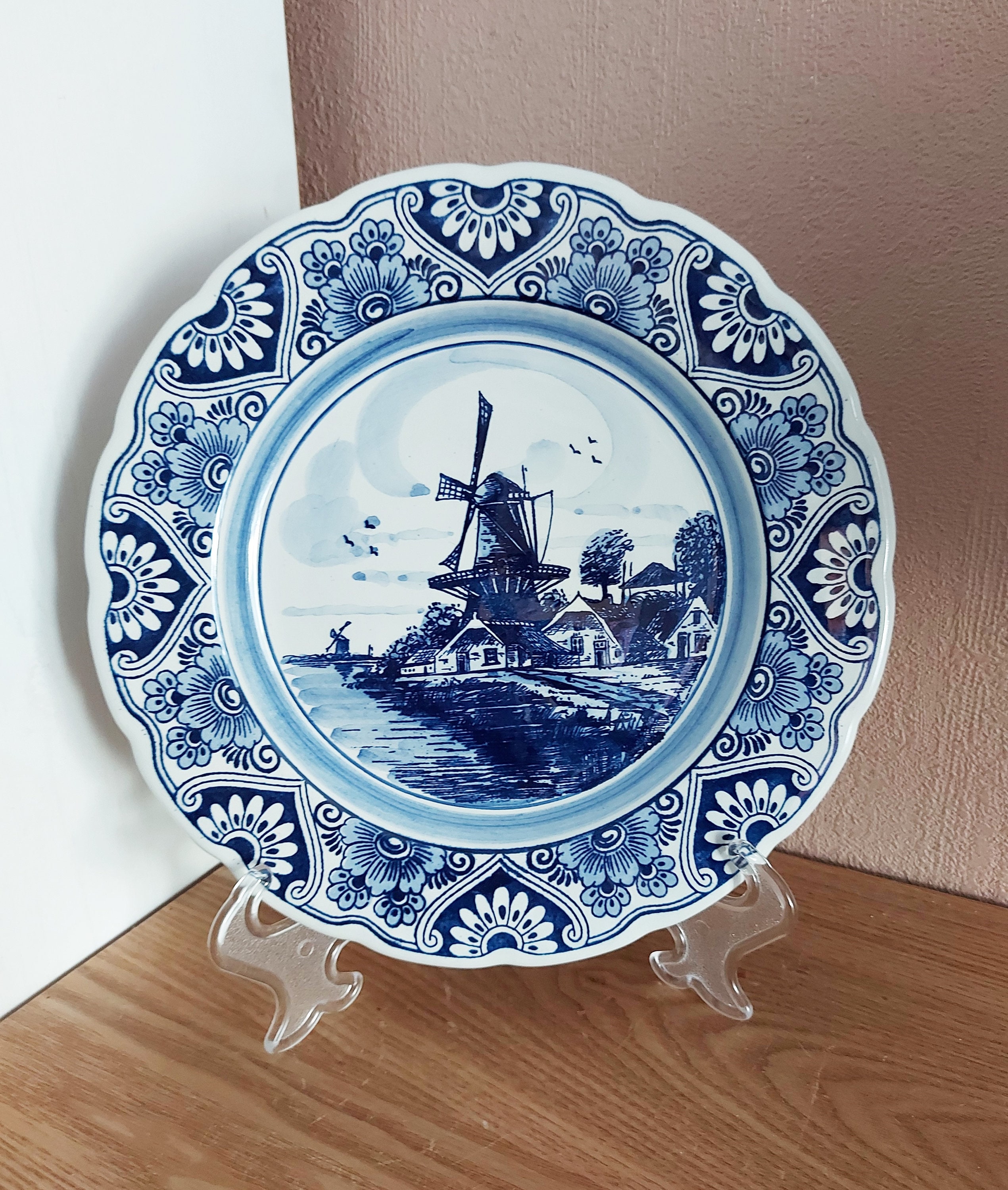 Collectibles Collectible Plates Vintage DELFT BLUE Collectible Hand ...