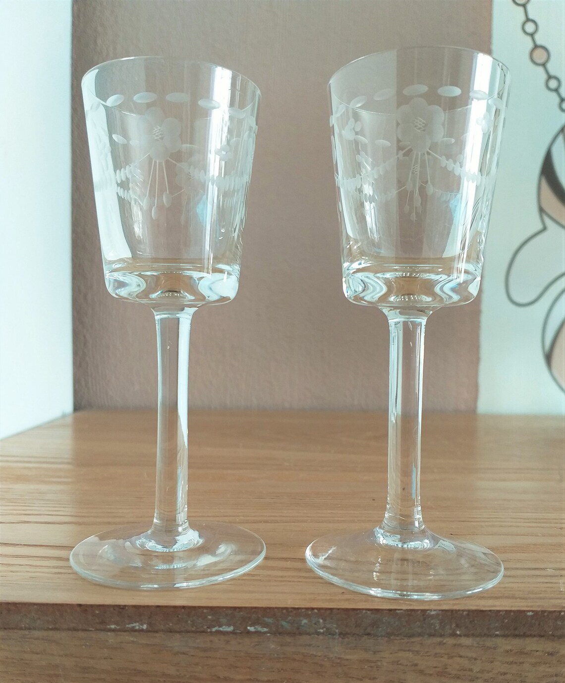 Vintage Toscany Romania LIQUOR GLASSES SET 6, Romania, 1980s - Etsy