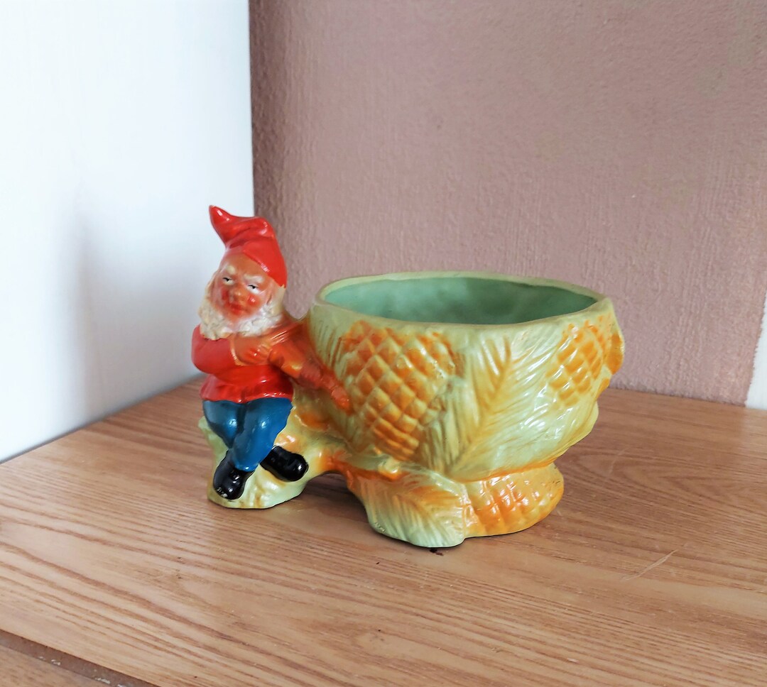 Vintage HEISSNER Ceramic GNOME, Terracotta Gnome, Germany, 1950s - Etsy