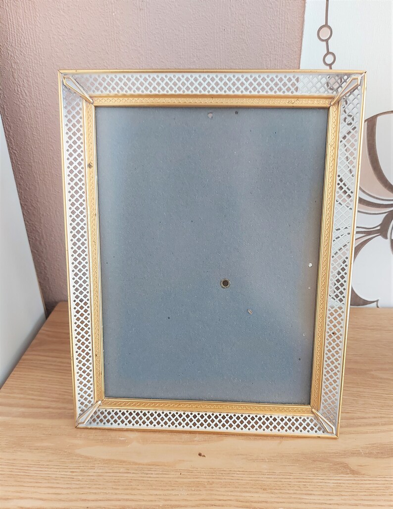 Vintage Scandinavian Large Metal Photo Frame Retiqulated - Etsy