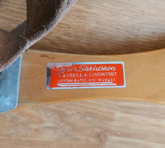 Vintage Scandinavian Wooden Cross-Country Skates , S… - Gem