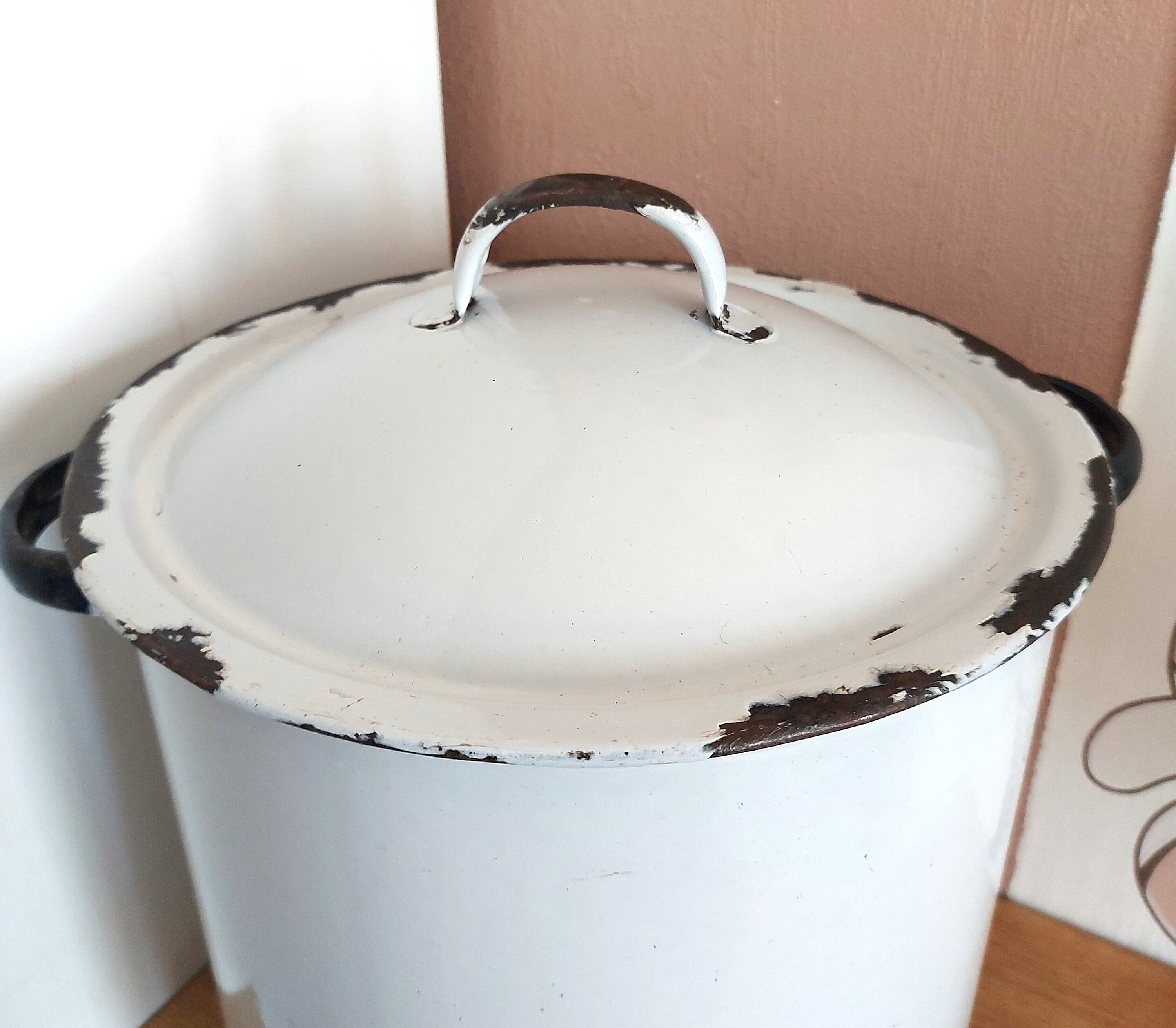 Vintage Large PRINCE of WARES Enamel FLOUR Box, England, 1920s - Etsy