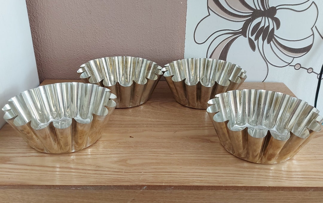 Vintage VASAR Metal Baking Mold SET 4 , Vintage Cake Mold,vintage ...