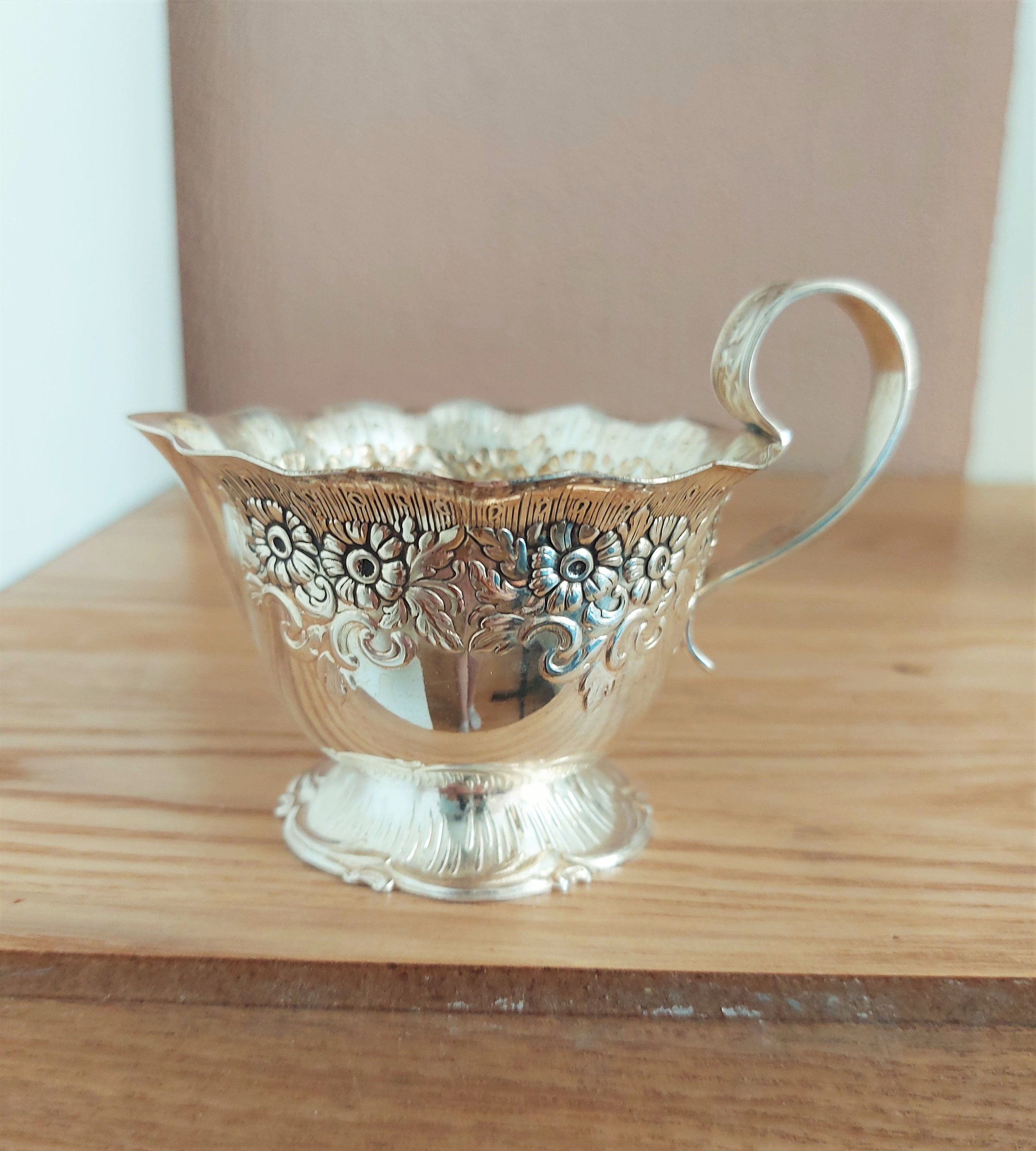 Vintage AMSTERDAM Sweden Prima NS Silver Plate Creamer and | Etsy