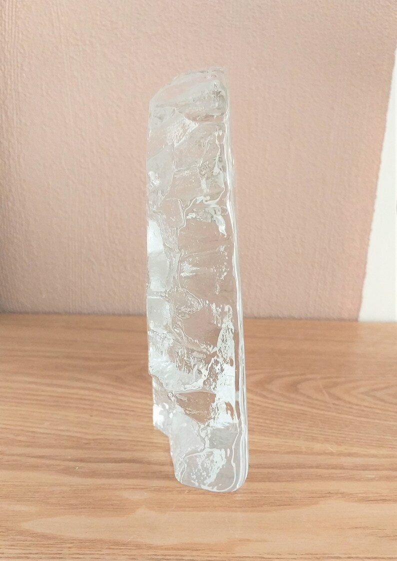 Vintage NYBRO Art Glass Crystal EAGLE Figurine Design by Mats - Etsy