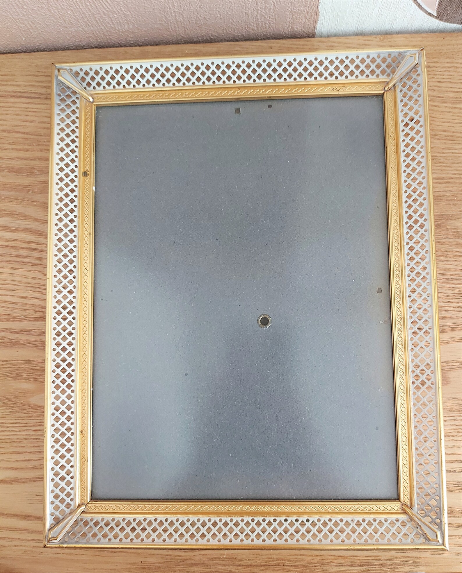 Vintage Scandinavian Large Metal Photo Frame Retiqulated - Etsy