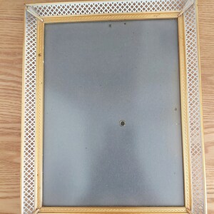 Vintage Scandinavian Large Metal Photo Frame, Retiqulated Metal Photo ...