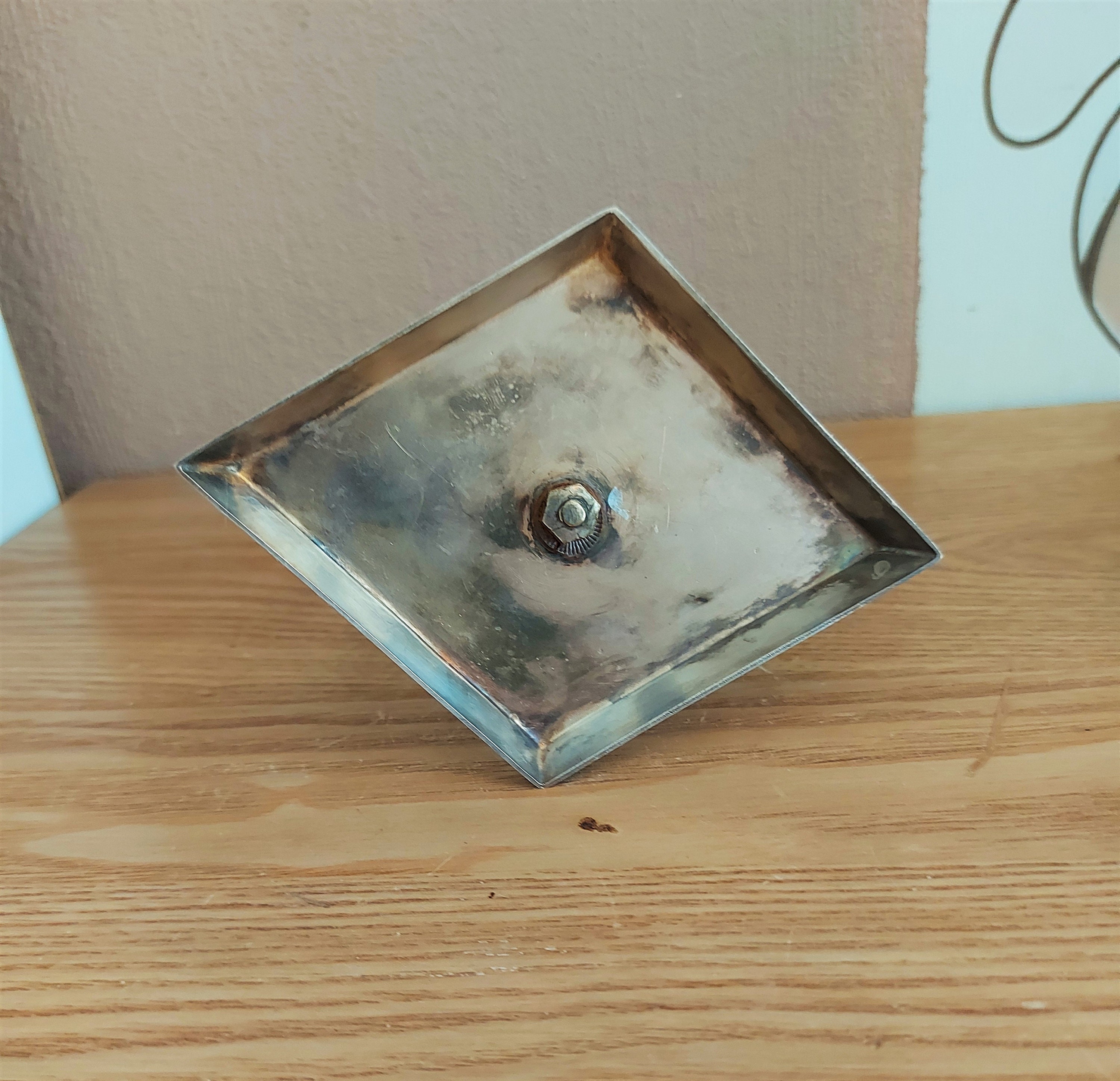 Vintage G.A.B. NS ALP Silver Plated Art Deco Sculpture - Etsy