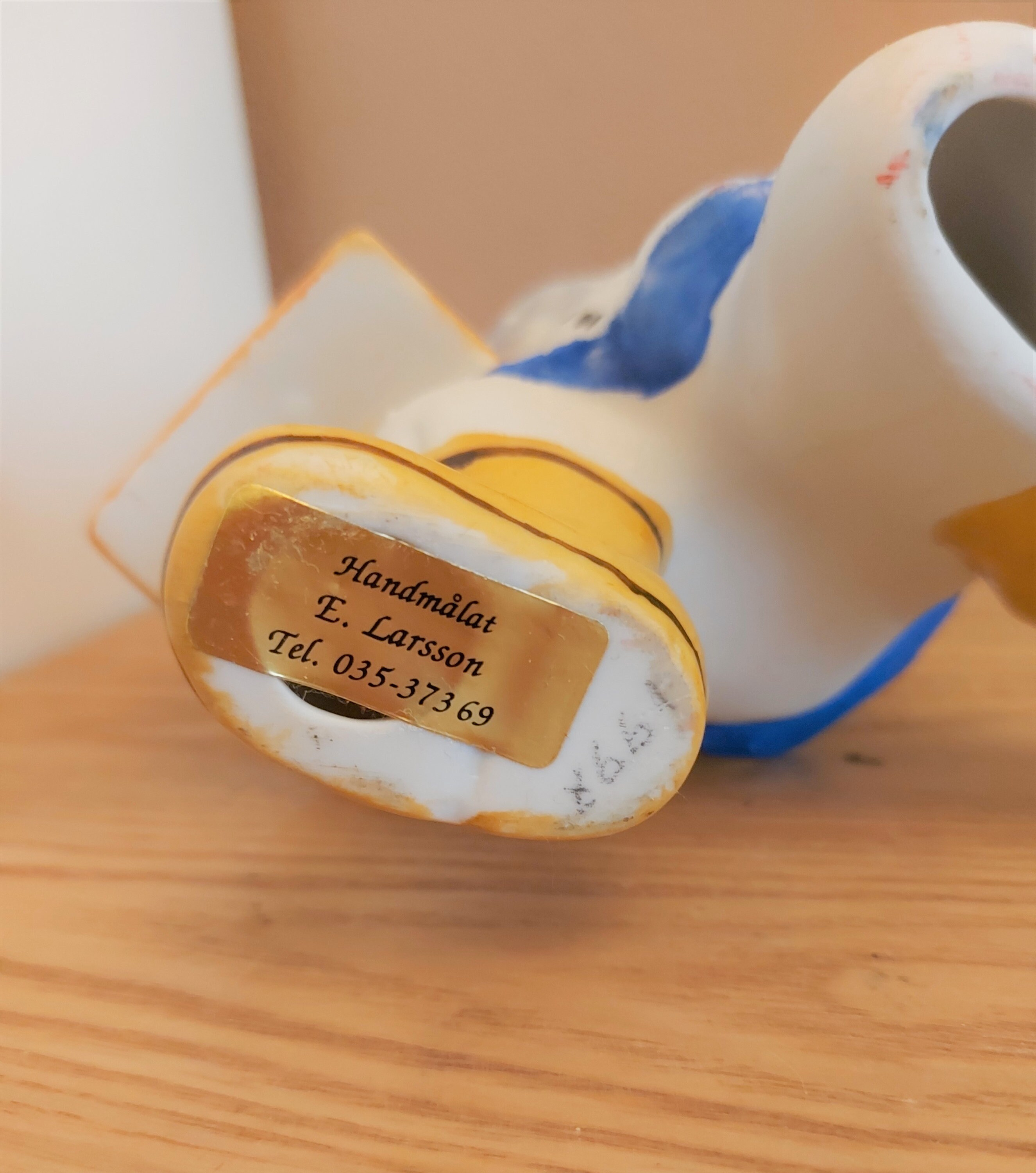 Vintage Scandinavian Hand Made White Ceramic Gnome With - Etsy