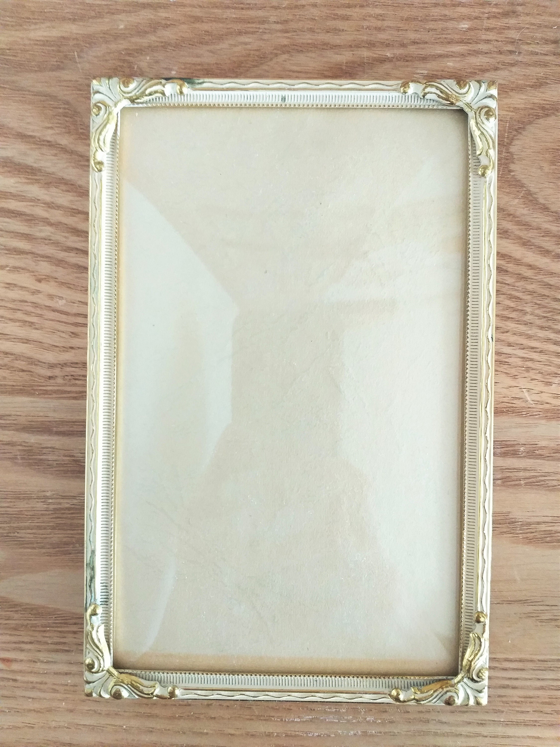 Vintage Scandinavian Small Photo Frames With Glass SET 3 | Etsy