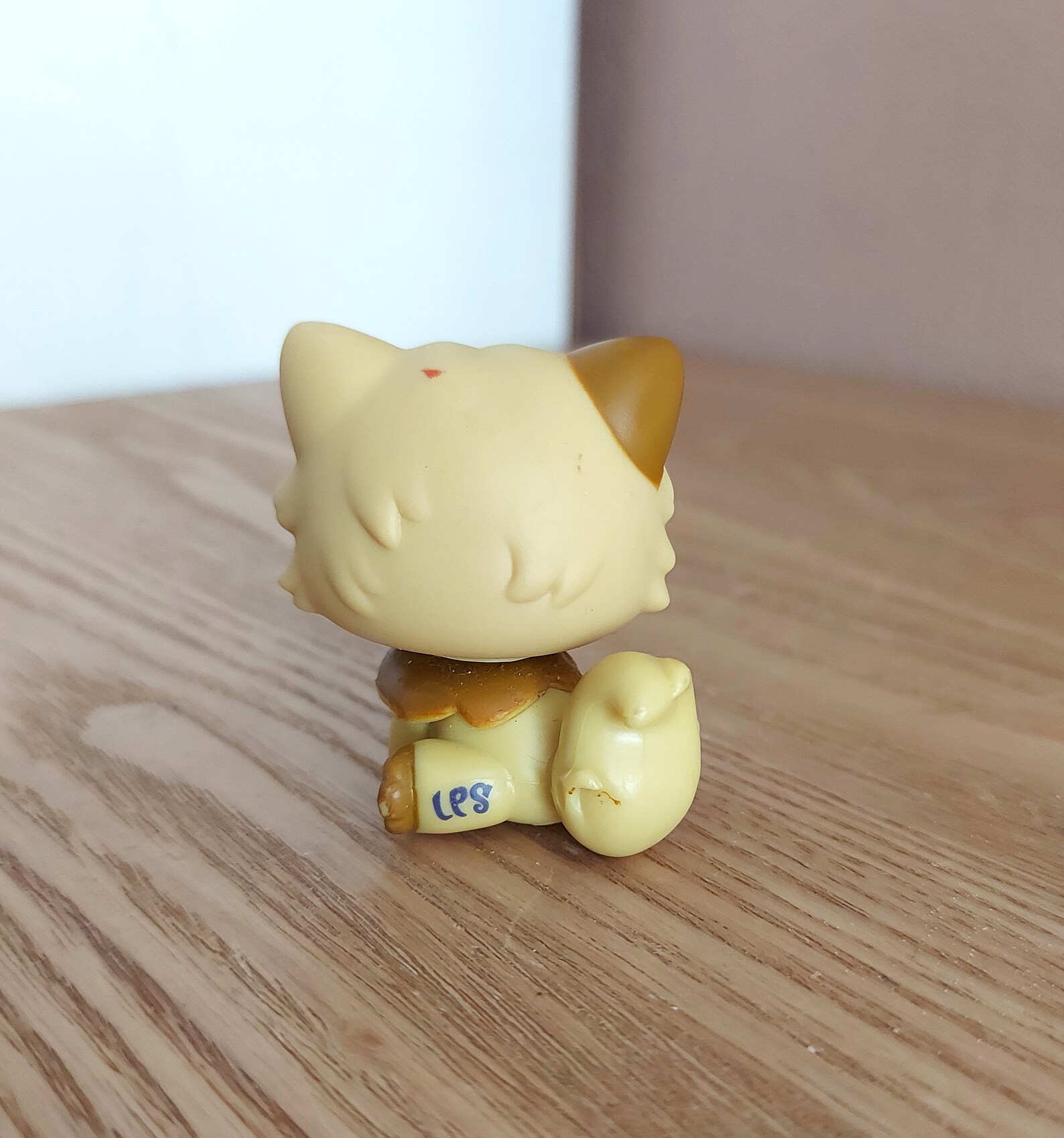 Vintage Authentic Littlest Pet Shop Tan Brown Cat Figurine 1673, Hasbro ...