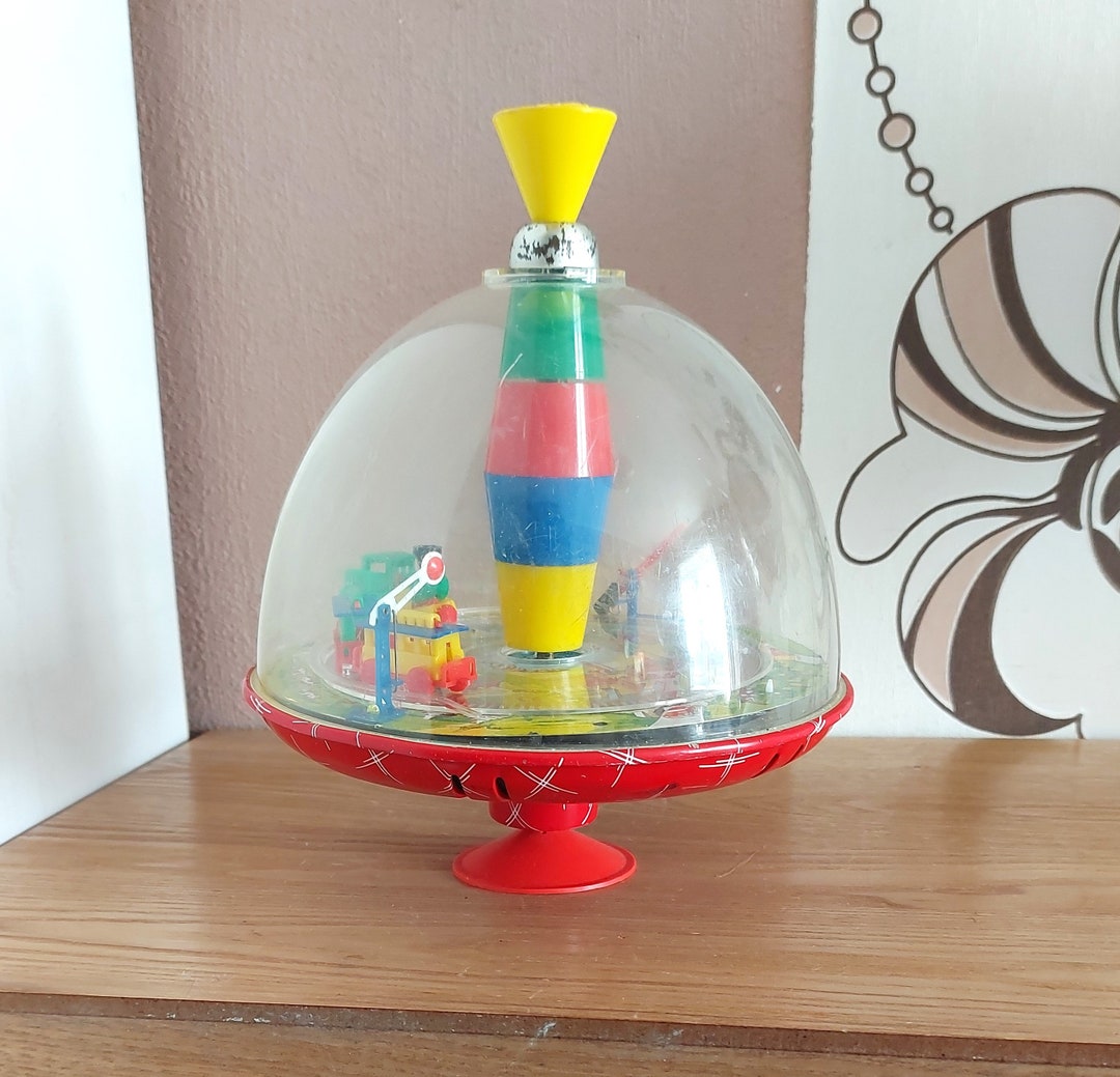 Vintage Plastic SPINNER TOY, Spinner Train Toy, USSR, 1980s - Etsy