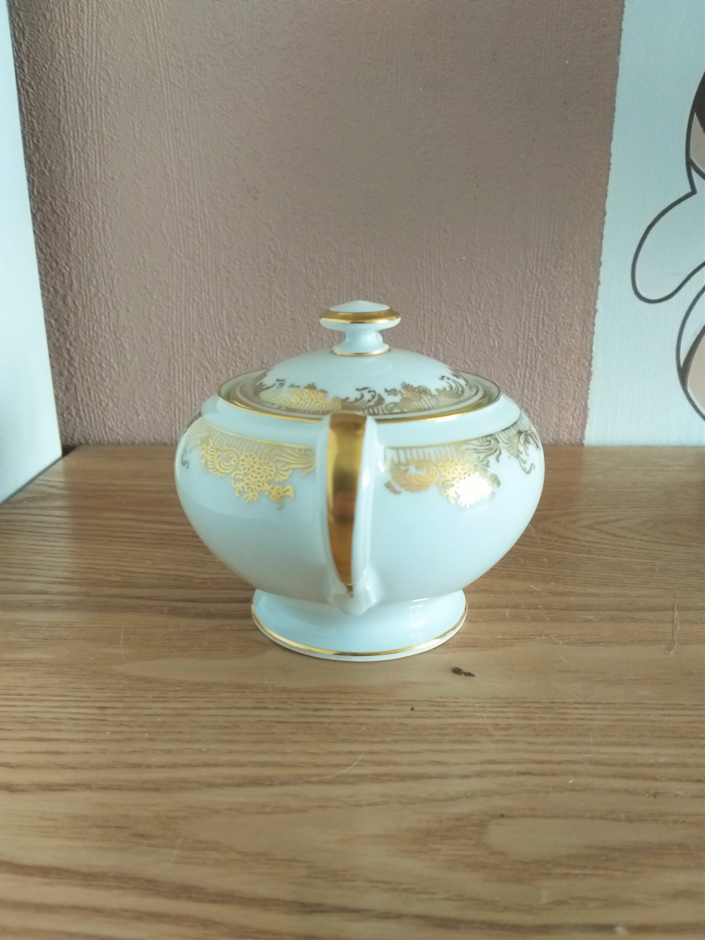 Vintage Porcelain THOMAS Sugar Bowl Germany 1960s | Etsy