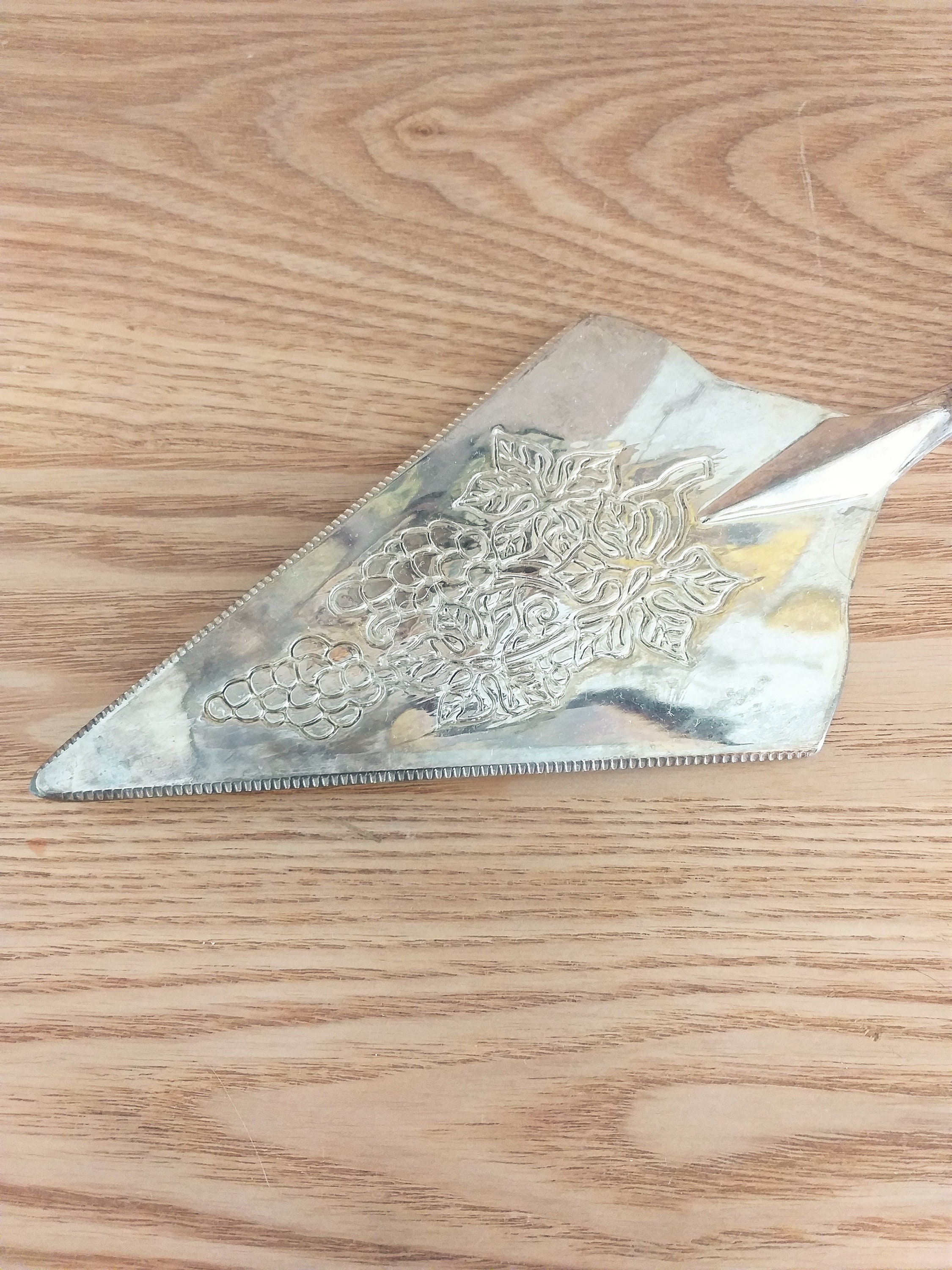 Vintage GODINGER SILVER PLATE Pie/cake Server With Grape - Etsy