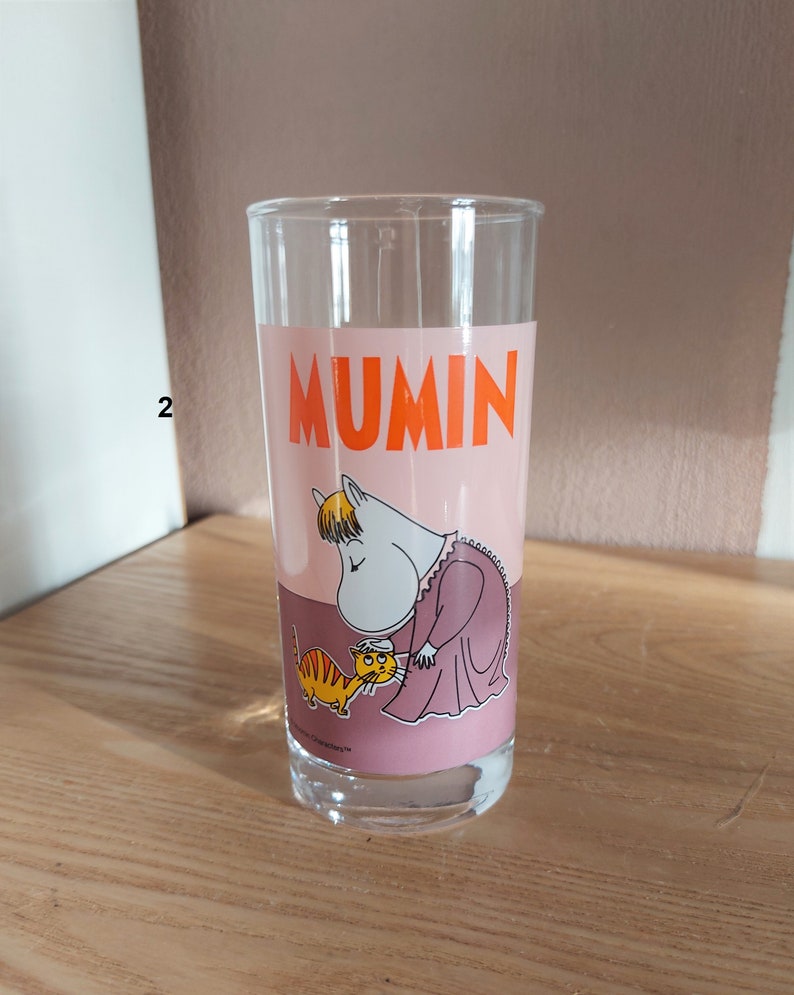 Vintage Scandinavian MUMIN Water/juice Glass Finland 1990s - Etsy