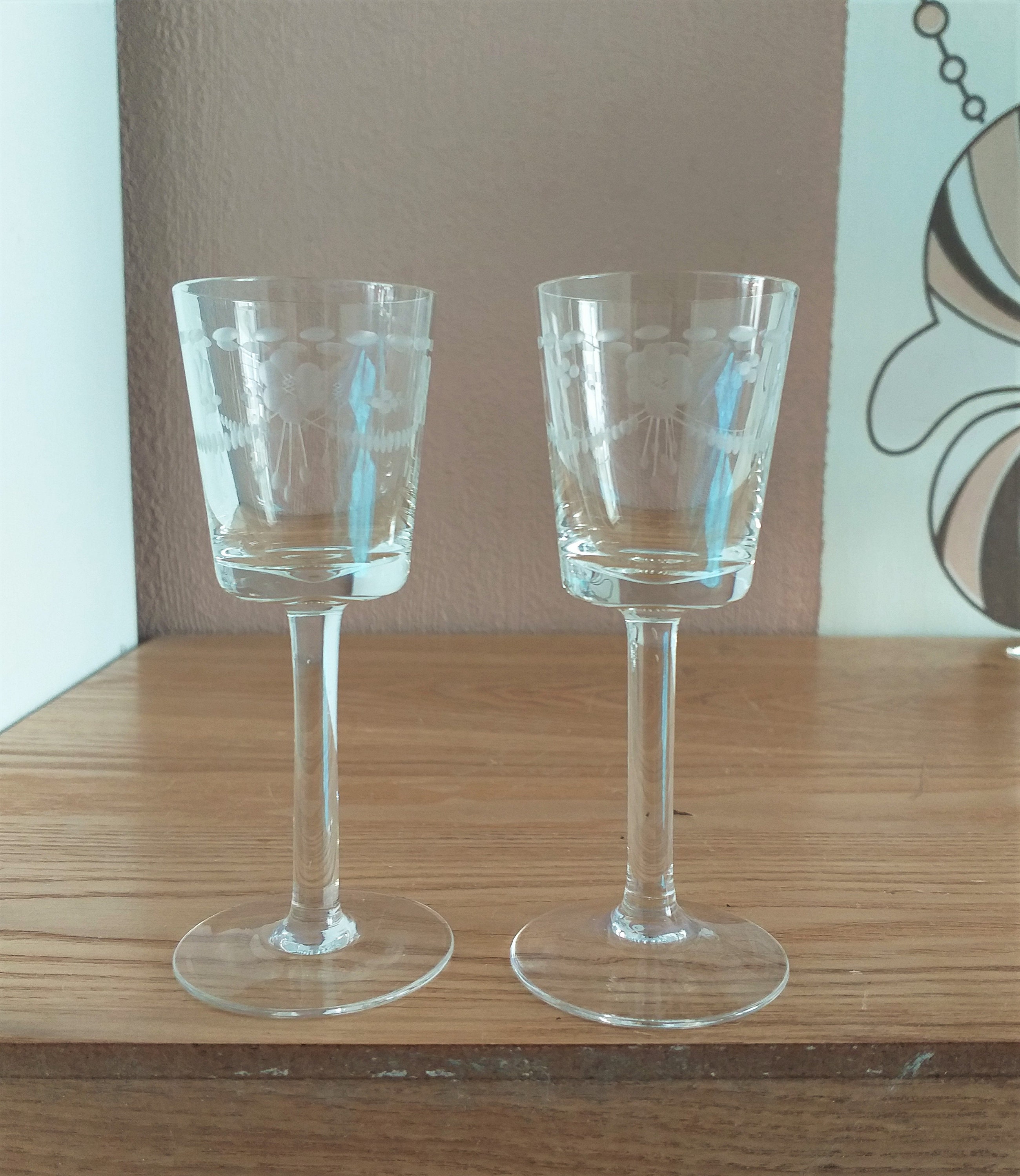 Vintage Toscany Romania LIQUOR GLASSES SET 6, Romania, 1980s - Etsy