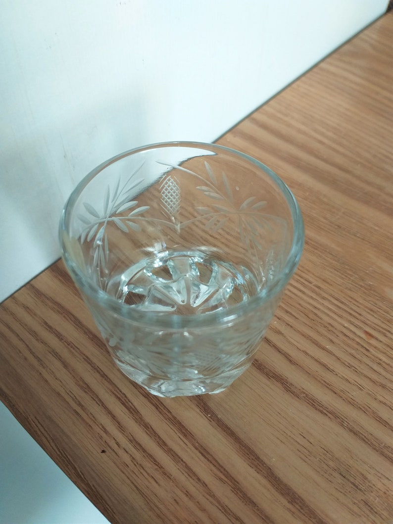 Vintage CRYSTAL GOOSE Glass Factory Crystal Schnapps Glasses - Etsy