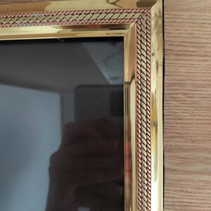 Vintage Solid Brass Scandinavian Photo Frame, Metal Photo Frame - Etsy