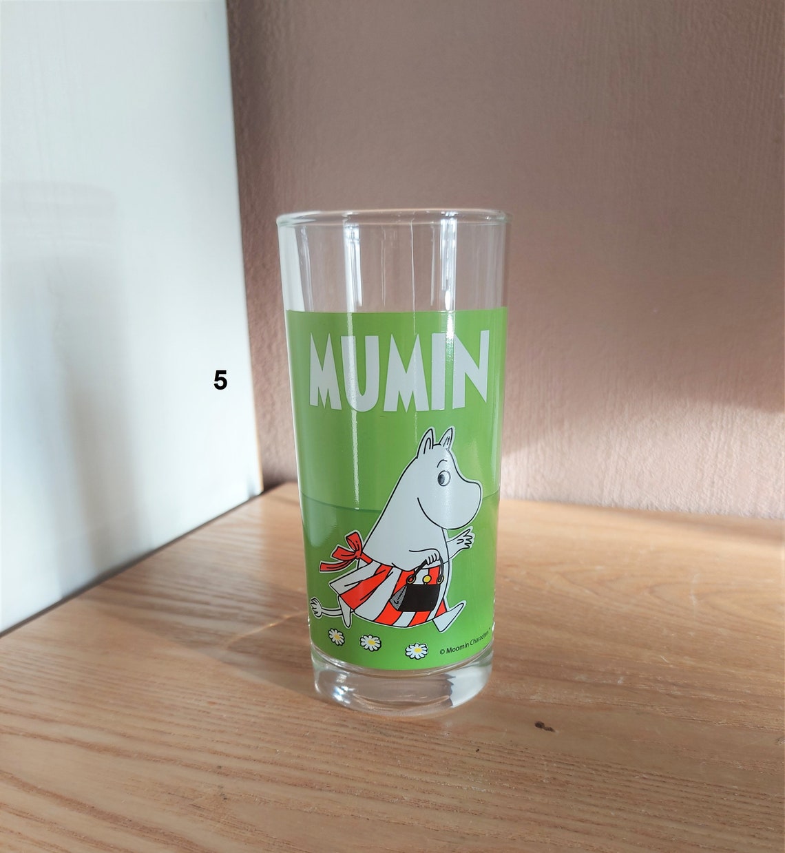 Vintage Scandinavian MUMIN Water/juice Glass Finland 1990s - Etsy