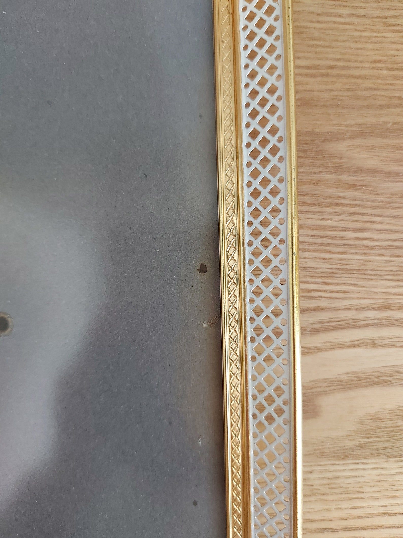 Vintage Scandinavian Large Metal Photo Frame Retiqulated - Etsy