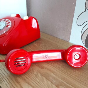 Vintage Red Telephone From ERICSSON LM , Red Vintage Rotary Phone ...