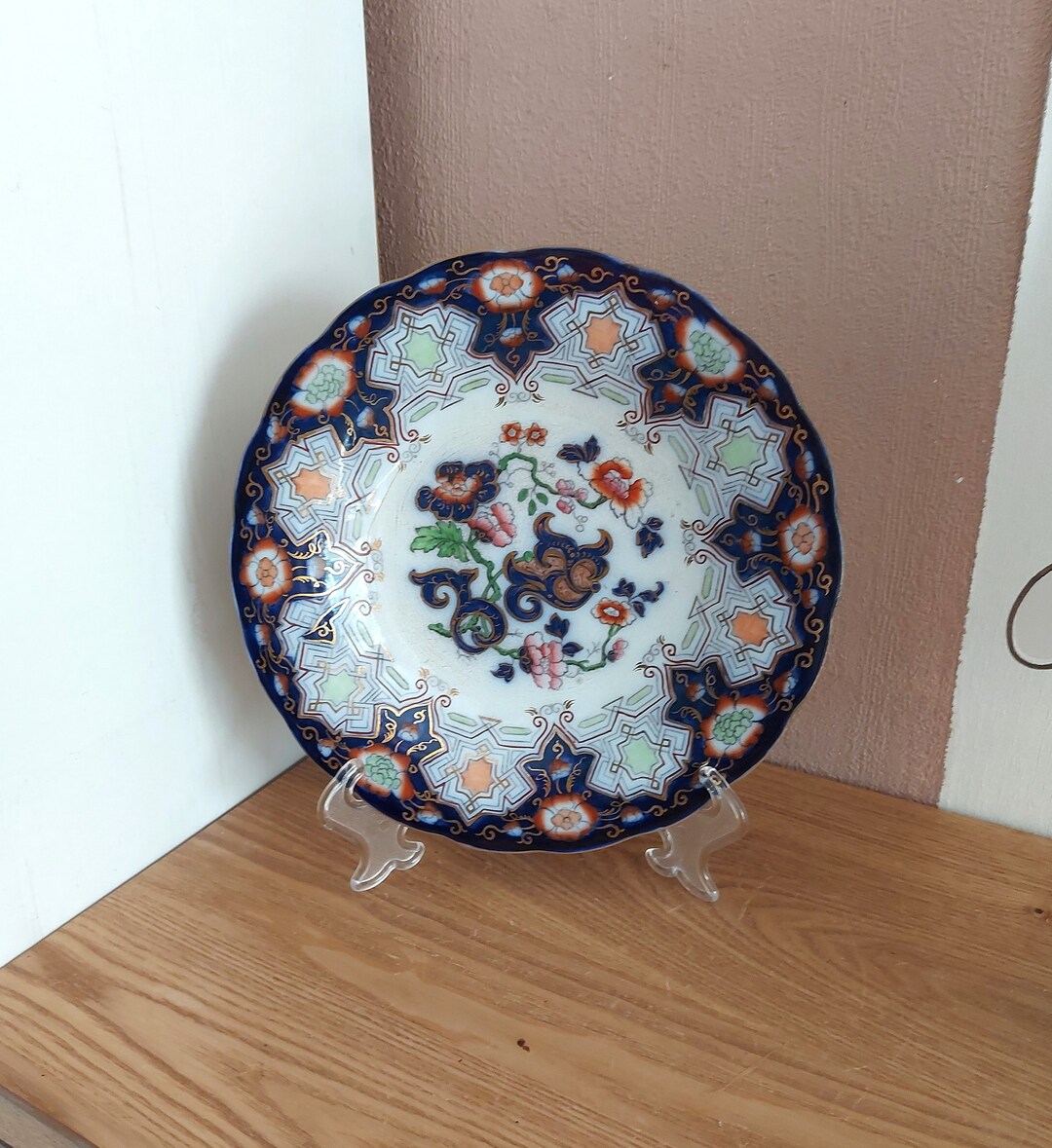 Vintage OPAQ Porcelain Plate , Vintage Collectible Plate, Dinner Plate ...