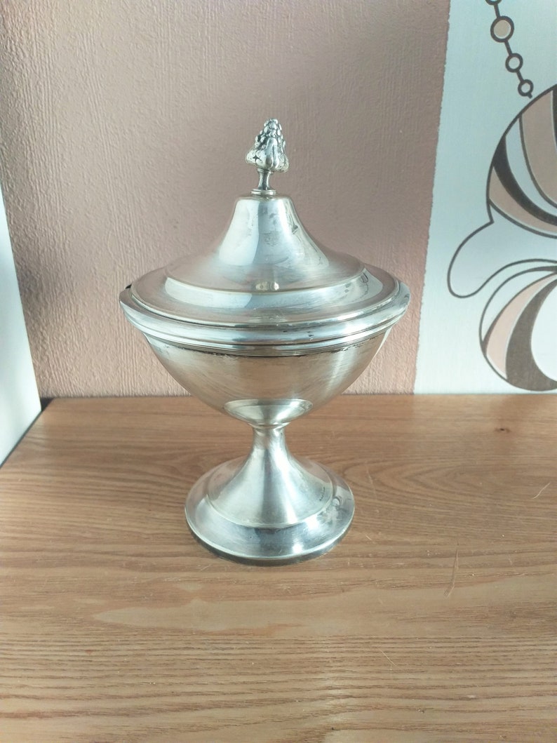 Vintage Silver Plate Sugar Pot With G.A.B NS ALP Mark - Etsy