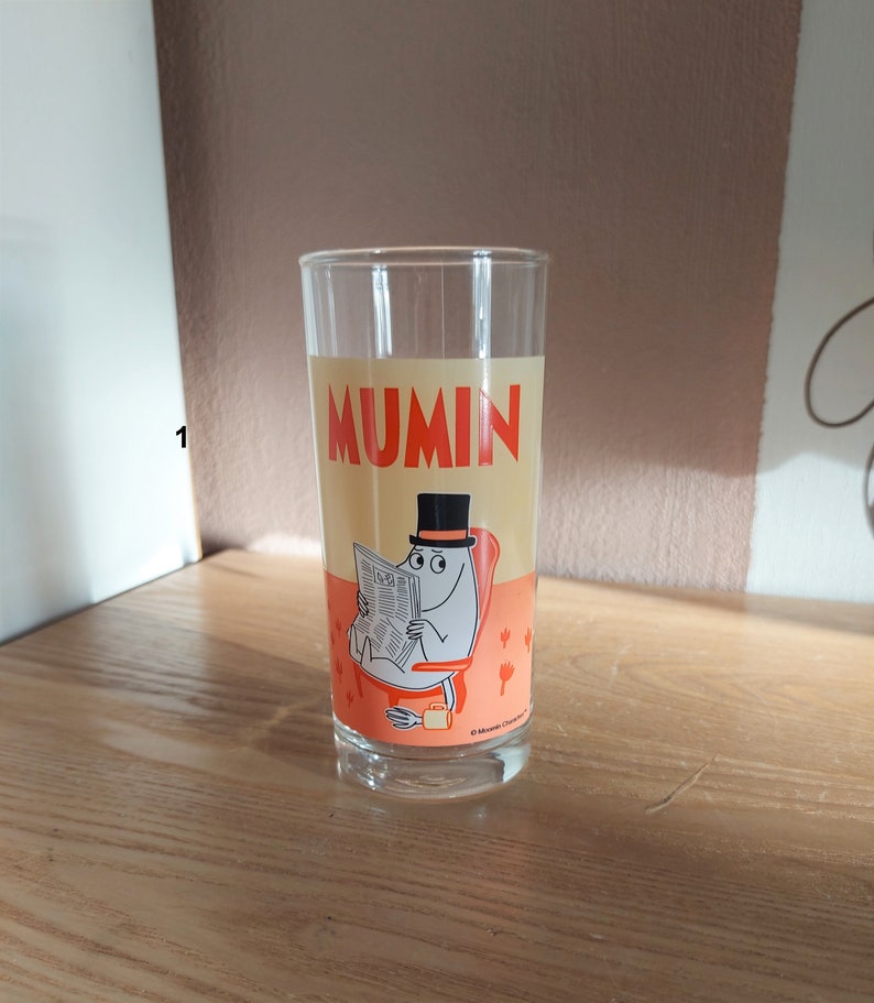Vintage Scandinavian MUMIN Water/juice Glass Finland 1990s - Etsy