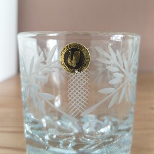 Vintage CRYSTAL GOOSE Glass Factory Crystal Glasses Set 6, USSR, 1970s ...