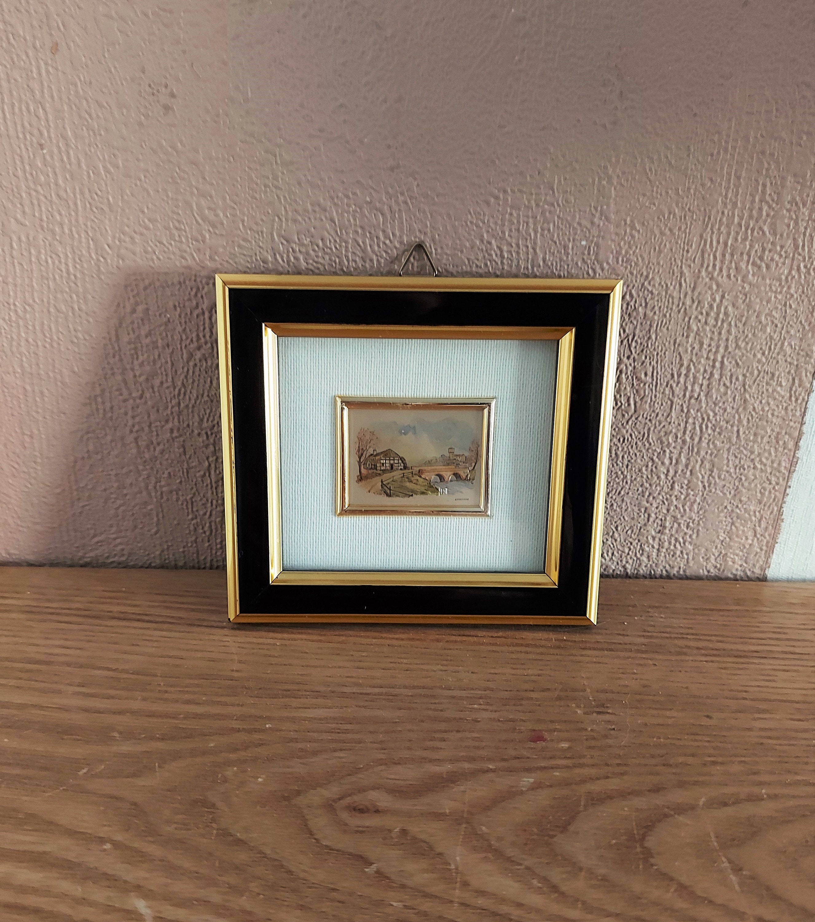 Vintage Italian Sterling Silver Lithography Miniature TOP ART - Etsy