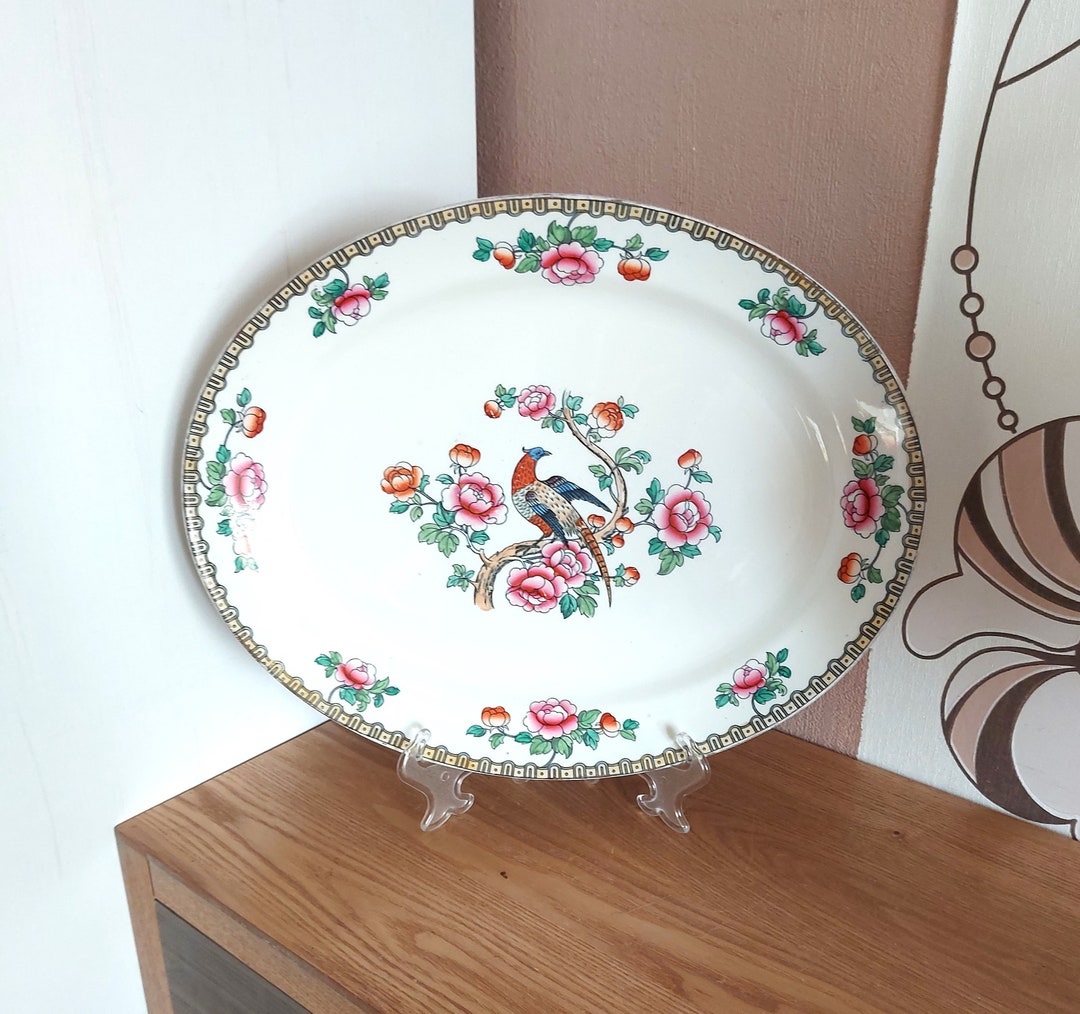 Vintage SEMI-PORCELAIN F.winkle & Co Porcelain Dish ”pheasant”, England ...