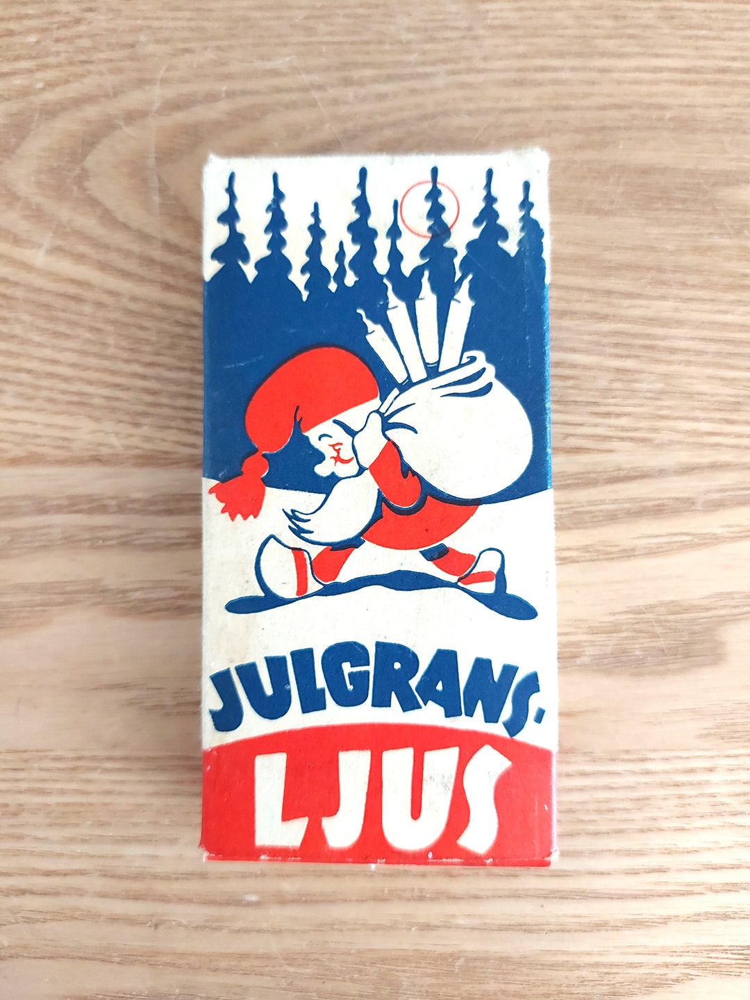 Vintage Scandinavian JULGRANS LJUS Candles Set 10, Norrköpings ...