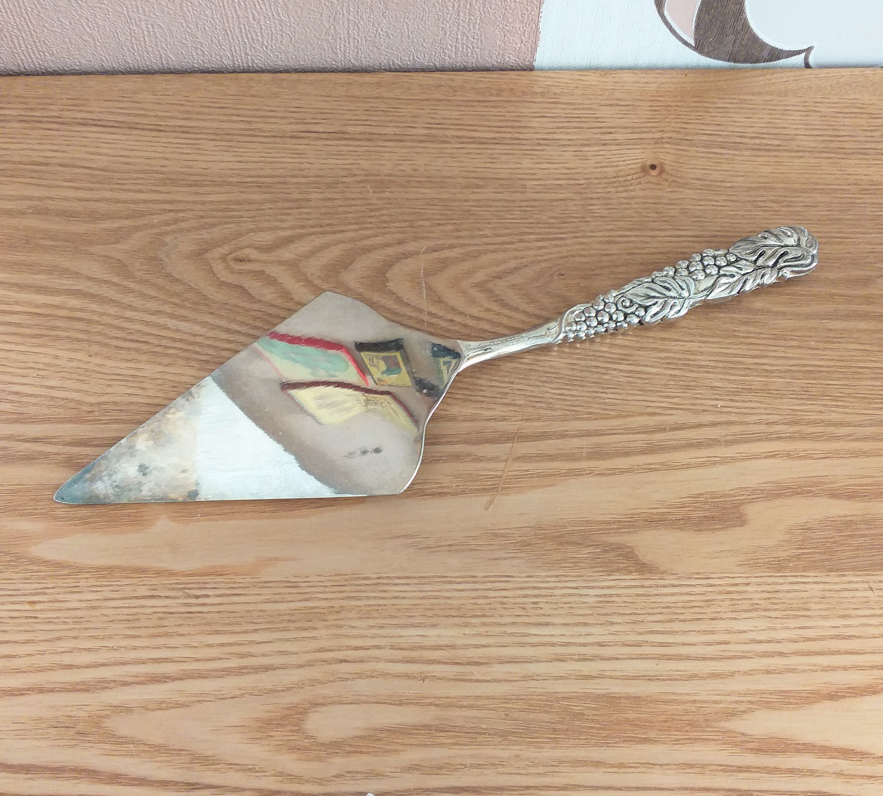 Vintage GODINGER SILVER PLATE Pie/cake Server With Grape - Etsy