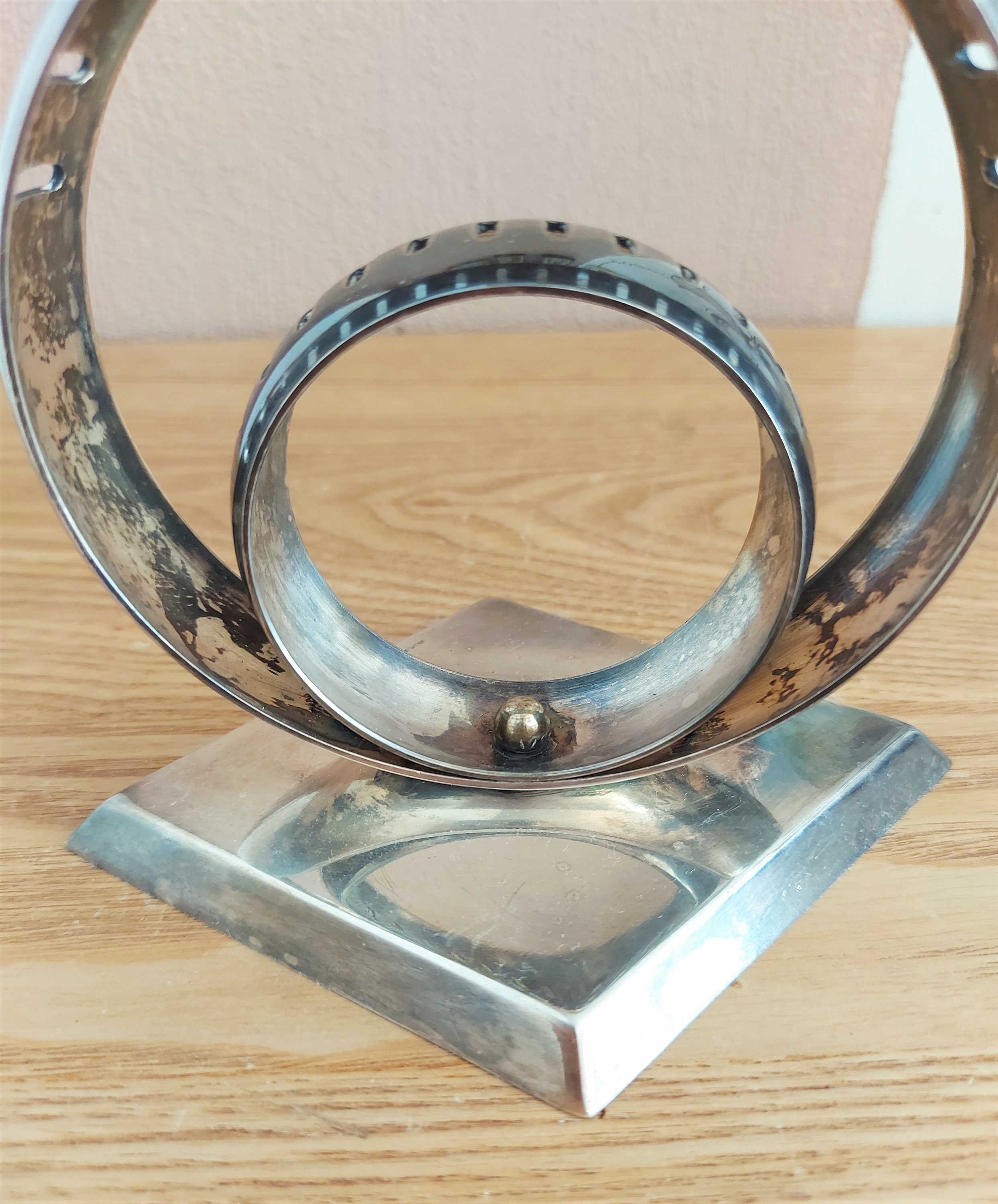 Vintage G.A.B. NS ALP Silver Plated Art Deco Sculpture - Etsy