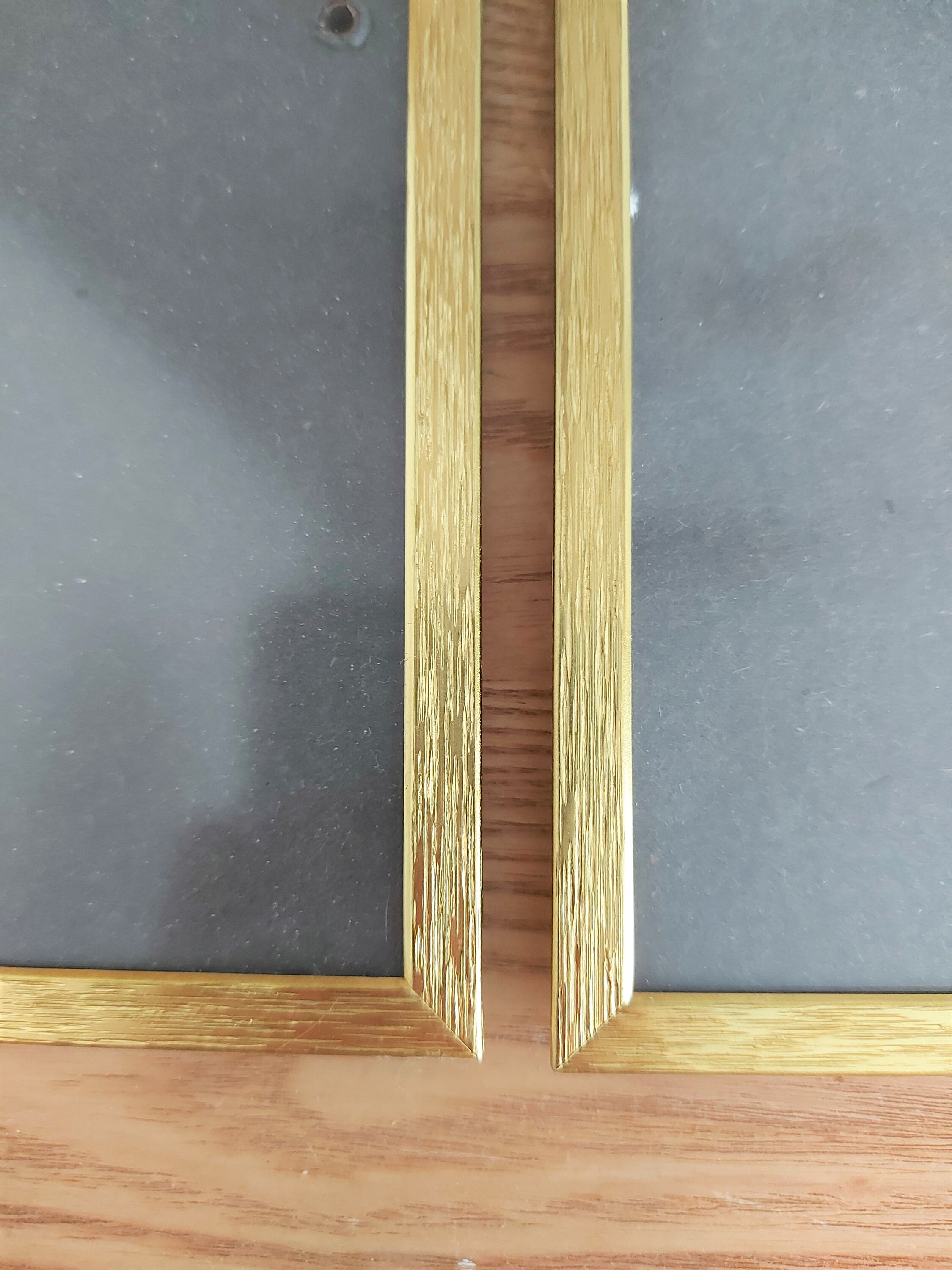 Vintage Scandinavian JYDEN Golden Metal Photo Frames SET 3 - Etsy