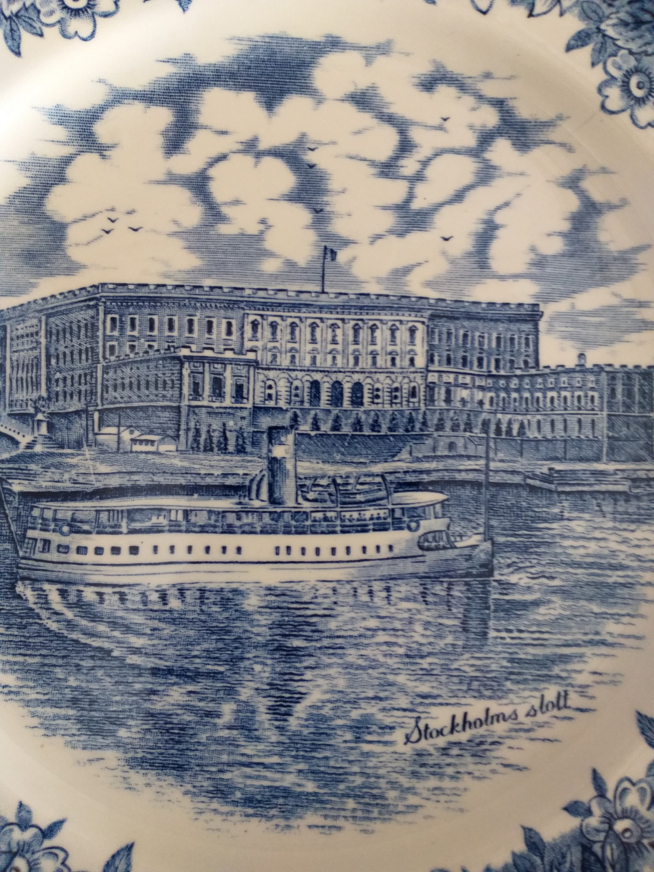 Vintage BROADHURST STAFFORDSHIRE Ironstone Porcelain Plate, England ...