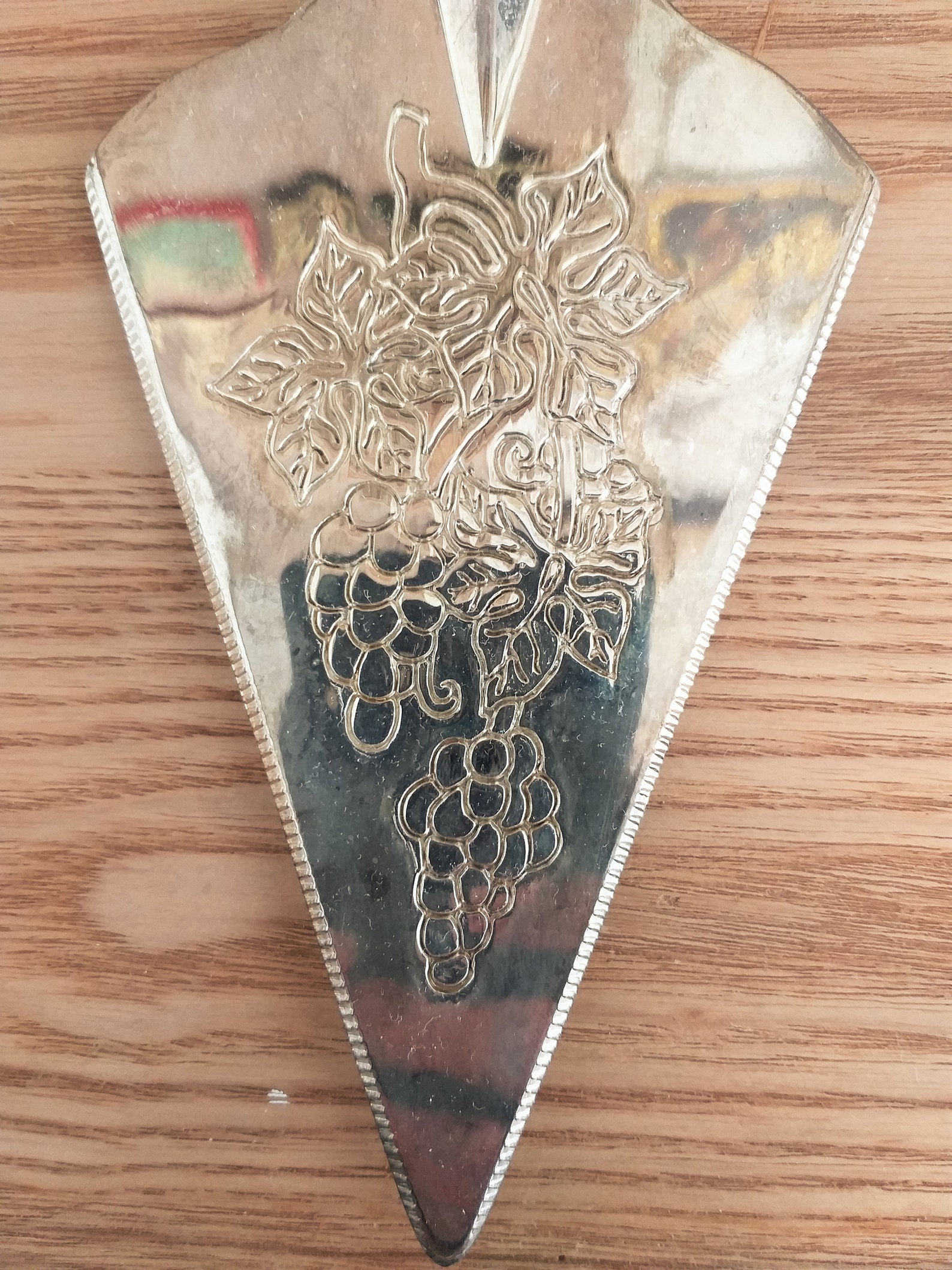 Vintage GODINGER SILVER PLATE Pie/cake Server With Grape | Etsy