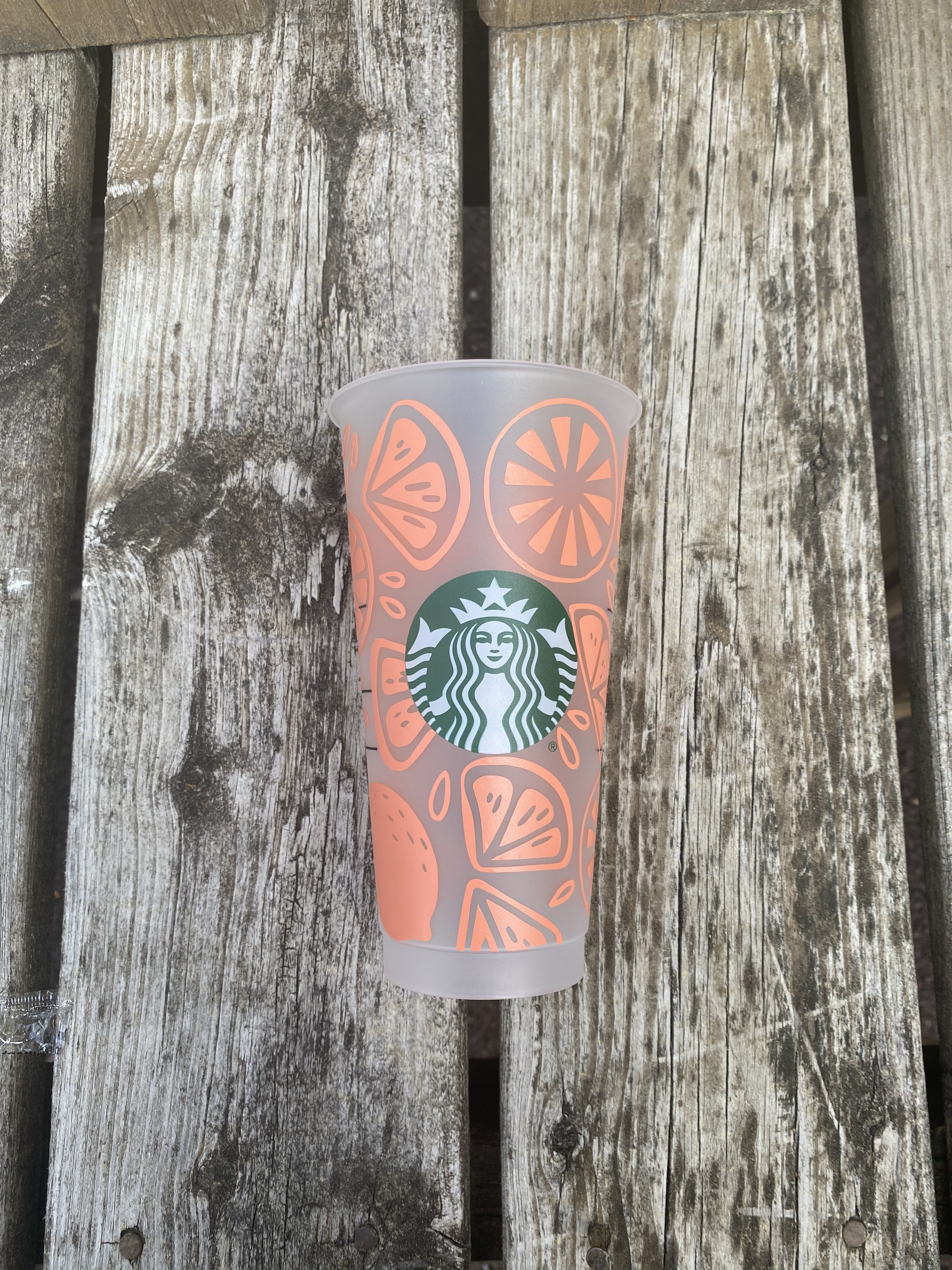 Lemon Starbucks Cup Starbucks Cold Cup - Etsy
